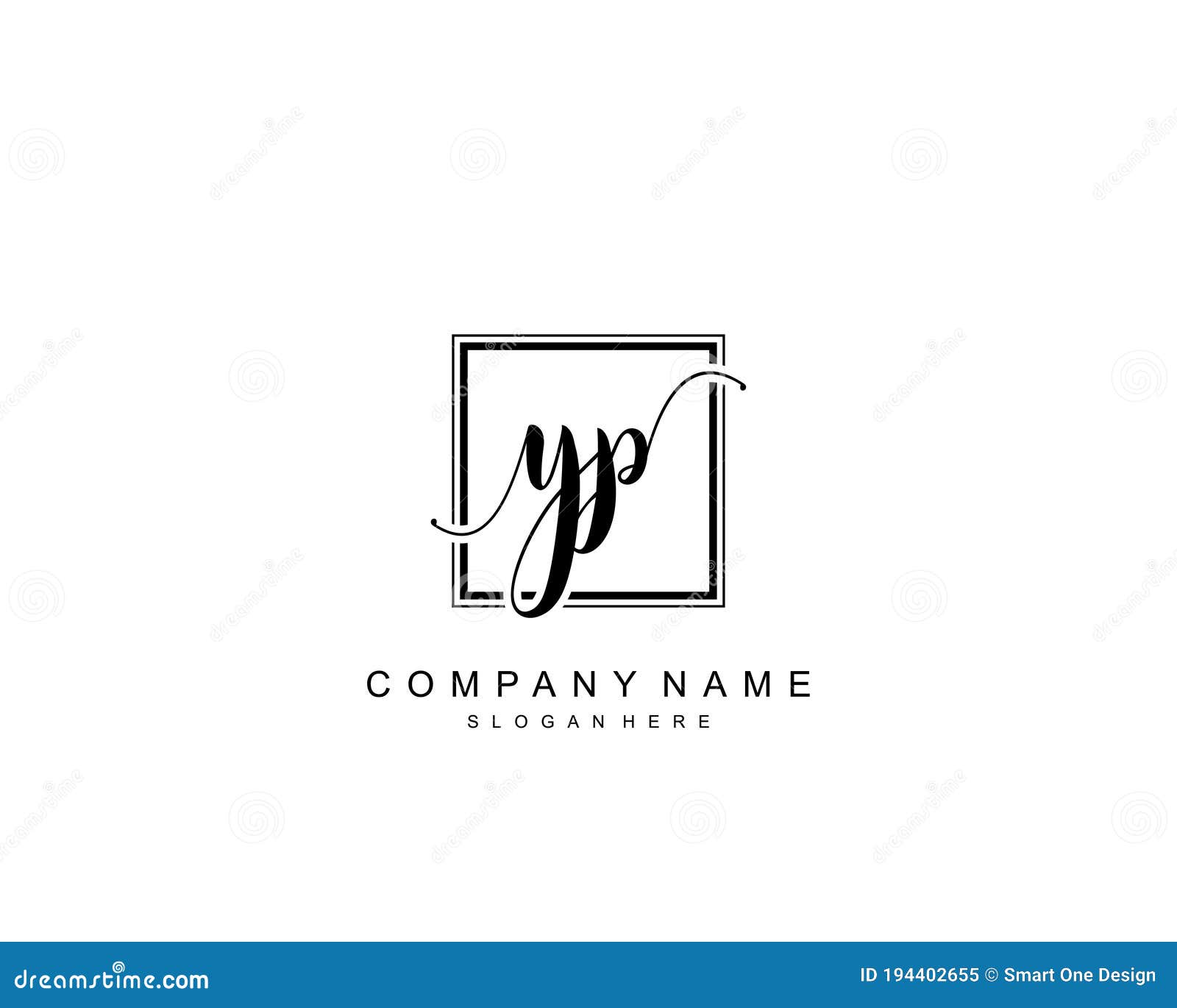 YP Signature Logo Template Vector Stock Vector - Illustration of flower ...