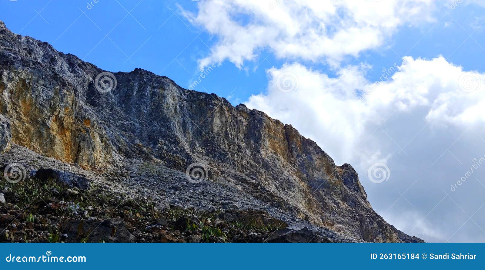 Papandayan Volcano Mountain in Garut West Java Indonesia Stock Photo ...