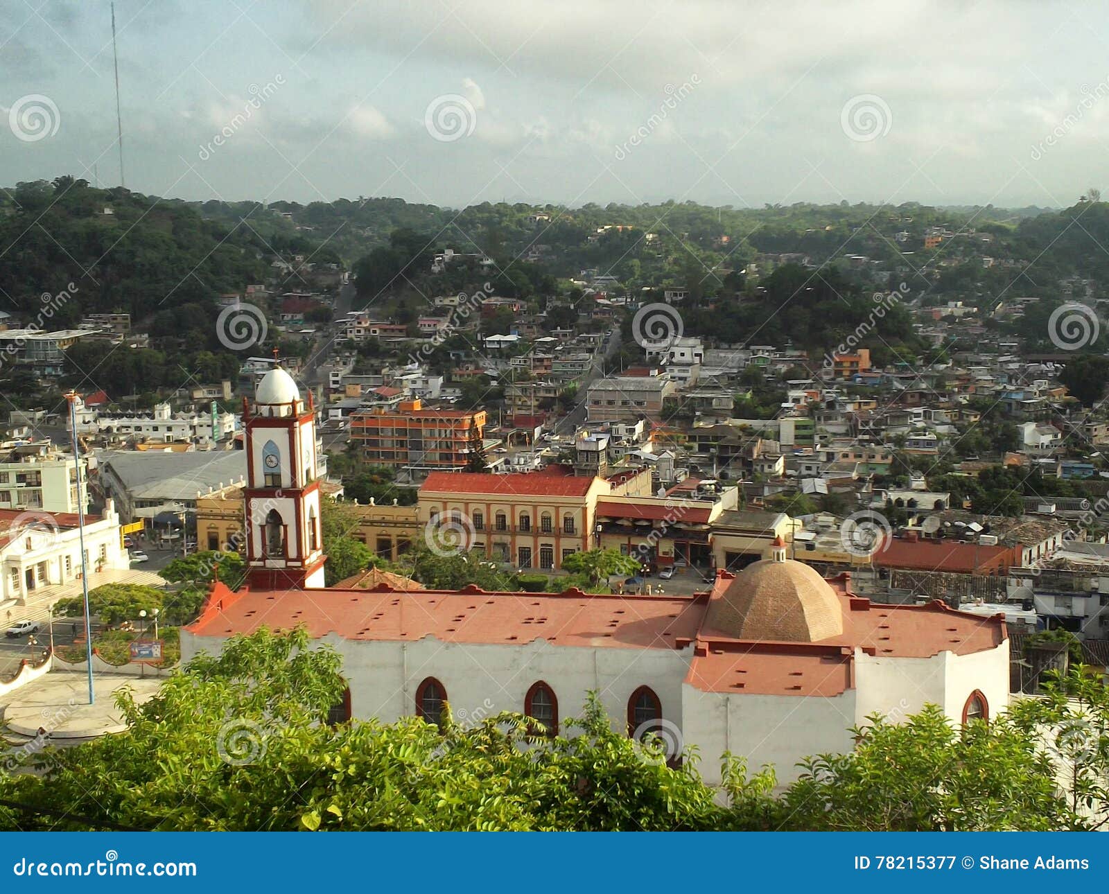 Papantla, Mexico stock image. Image of church, village - 78215377