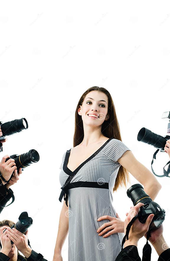 Paparazzi stock image. Image of people, actress, occupation - 6684835