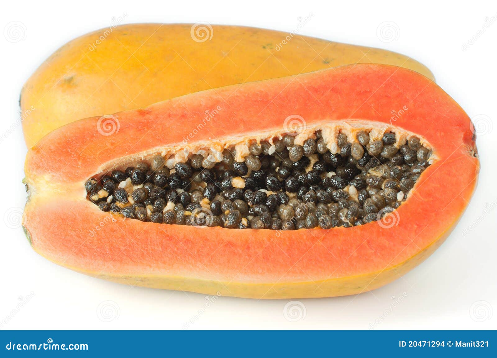 Papaya fruit. stock photo. Image of bright, white, cross - 20471294