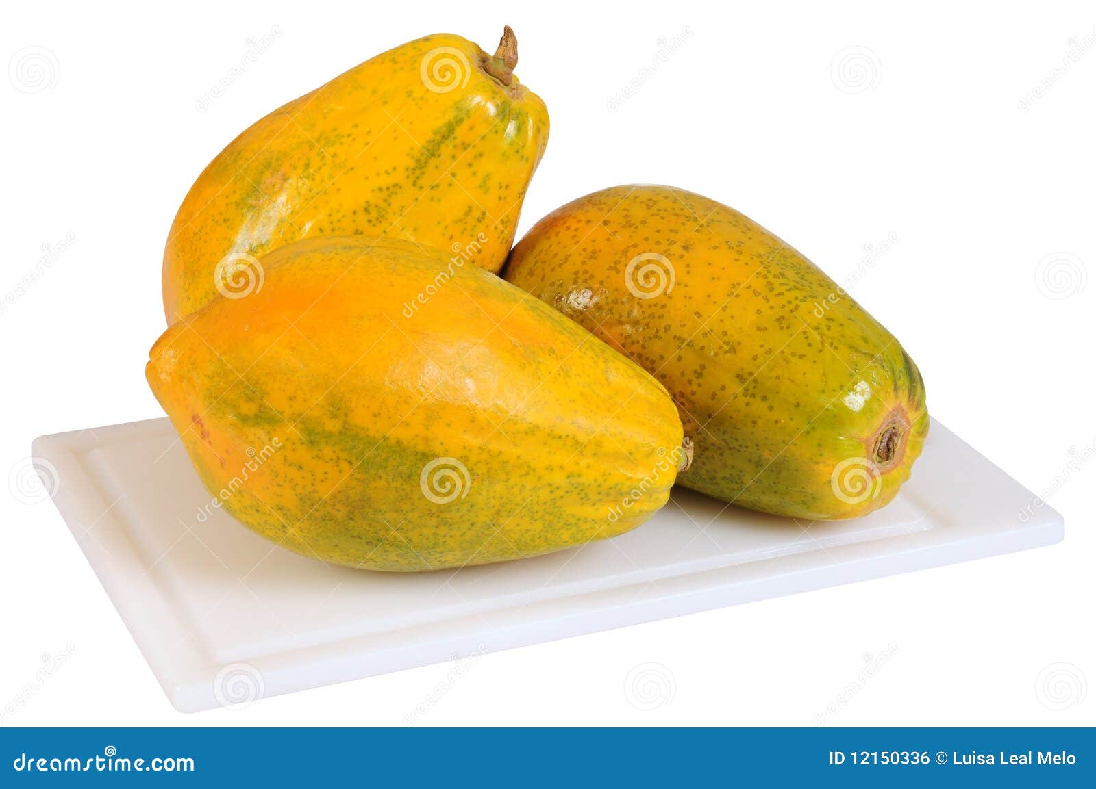 Papaya. Isolated stock photo. Image of orange, papaya - 12150336