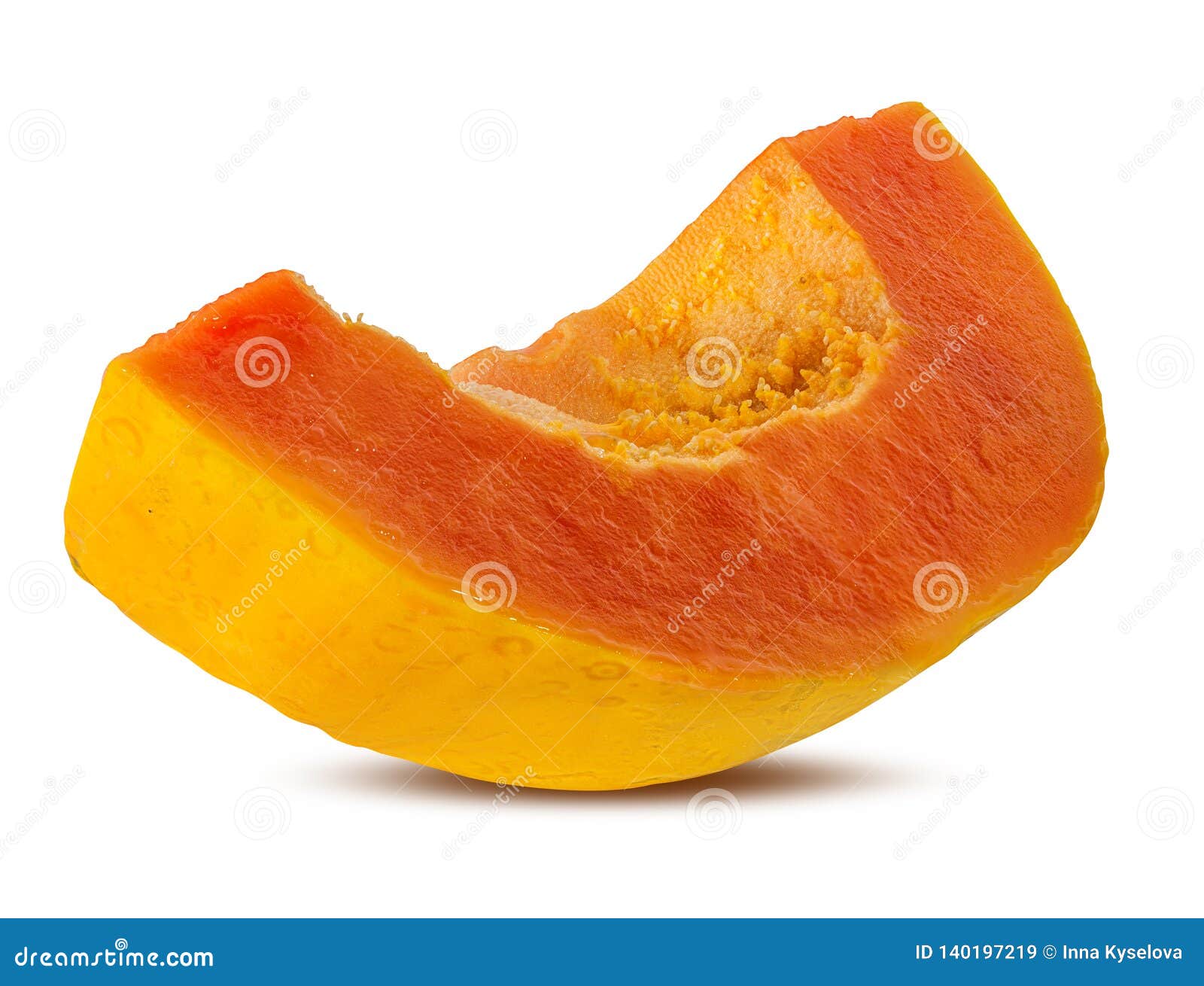 Papaya isolated on a white stock image. Image of fruit - 140197219