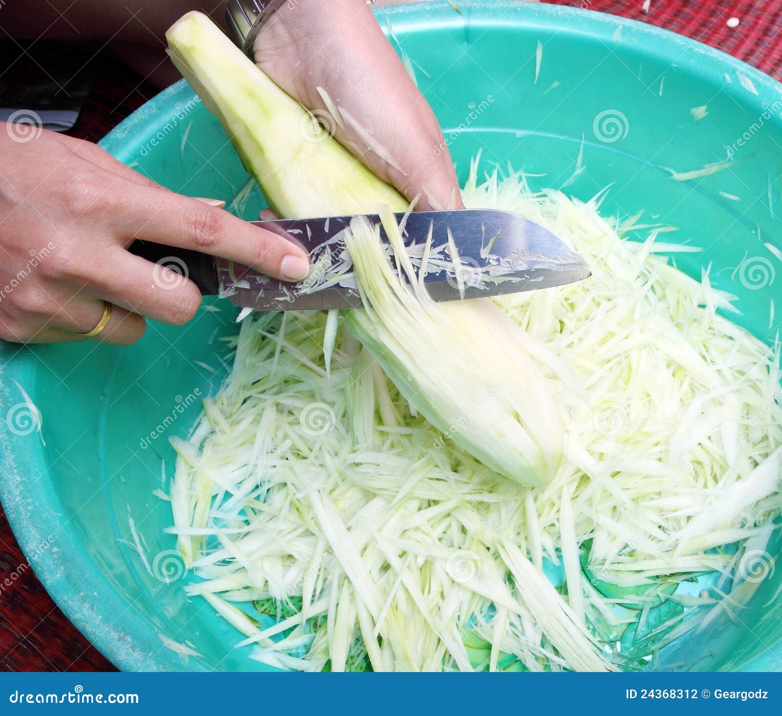 Papaya minced prepare stock photo. Image of food, cooking - 24368312