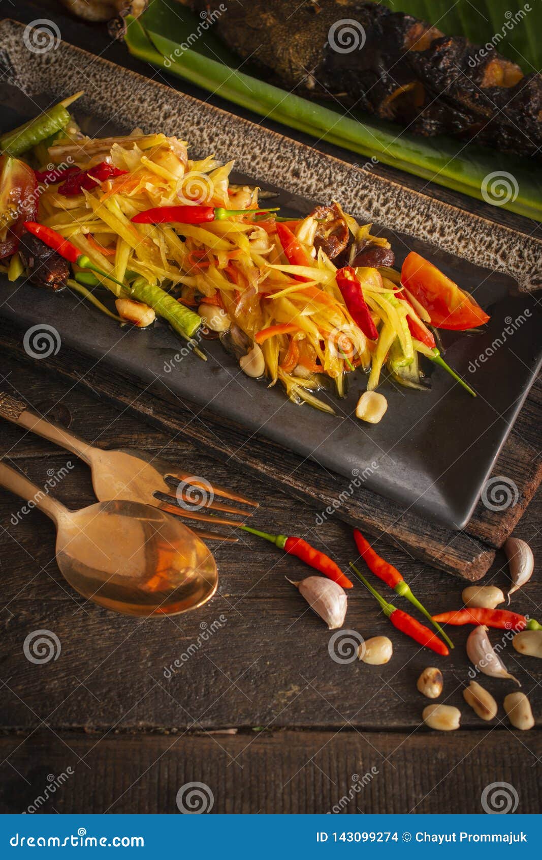 Papaya Salad And Pickled Crab In Thai Called Som Tum Stock Photography ... Papaya Salad And Pickled Crab In Thai Called Som Tum Stock Photography ...