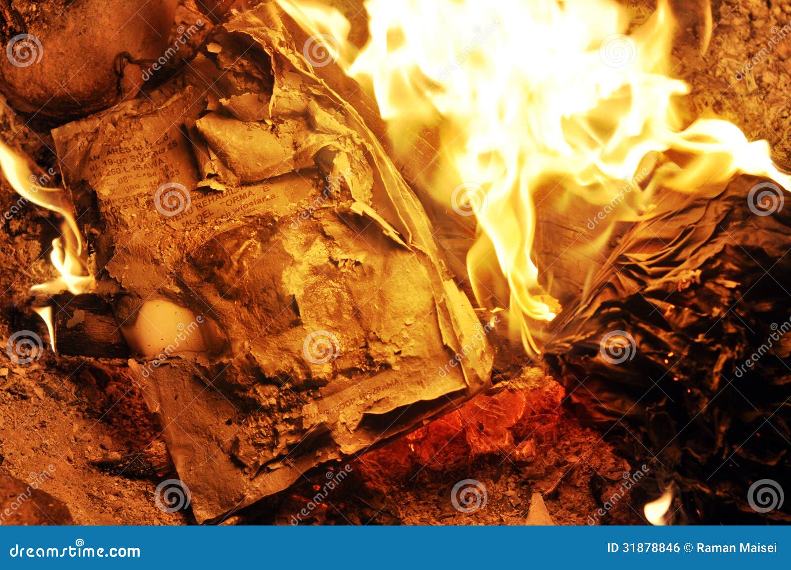 Papel ardiente foto de archivo. Imagen de deslumbrante - 31878846