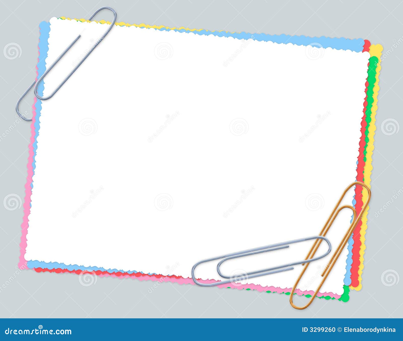 Papel, Clips De Papel, Aislados Stock de ilustración - Ilustración de ...