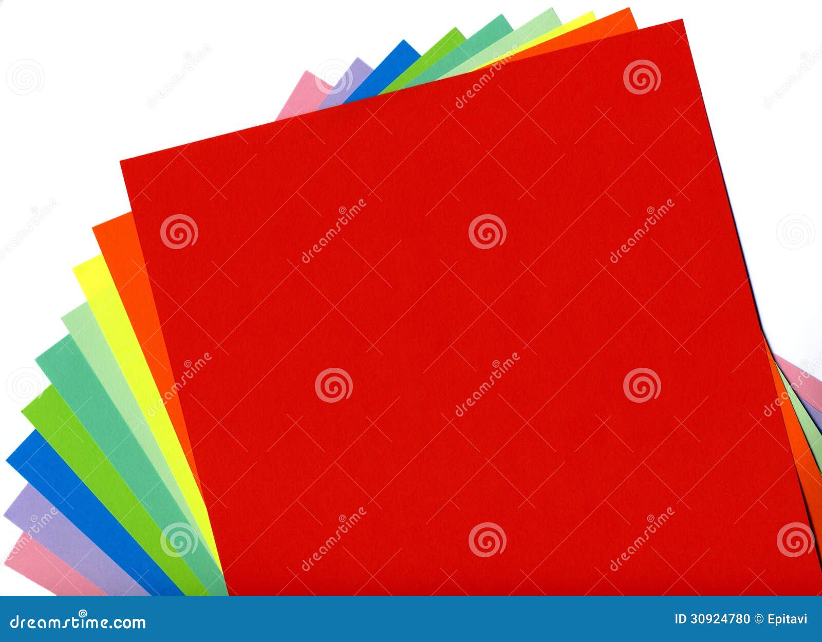 Papel colorido foto de stock. Imagem de ventilador, papel - 30924780
