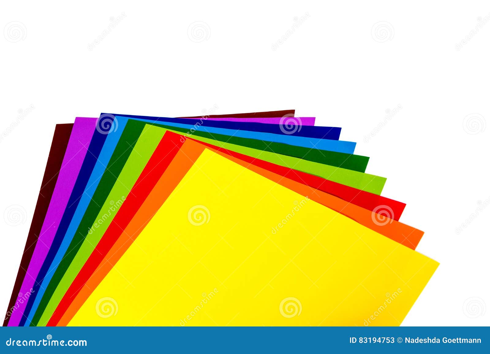 Papel Colorido Isolado No Branco Imagem de Stock - Imagem de roxo ...