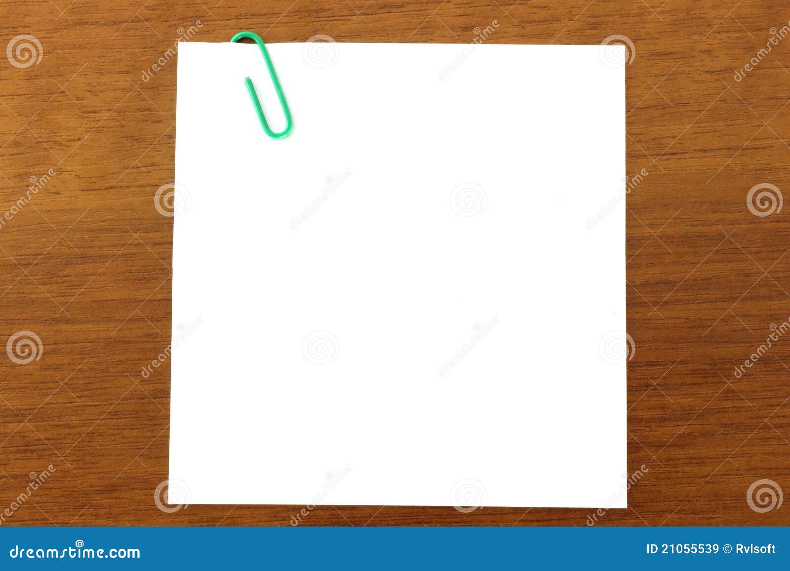 Papel con el clip imagen de archivo. Imagen de negocios - 21055539