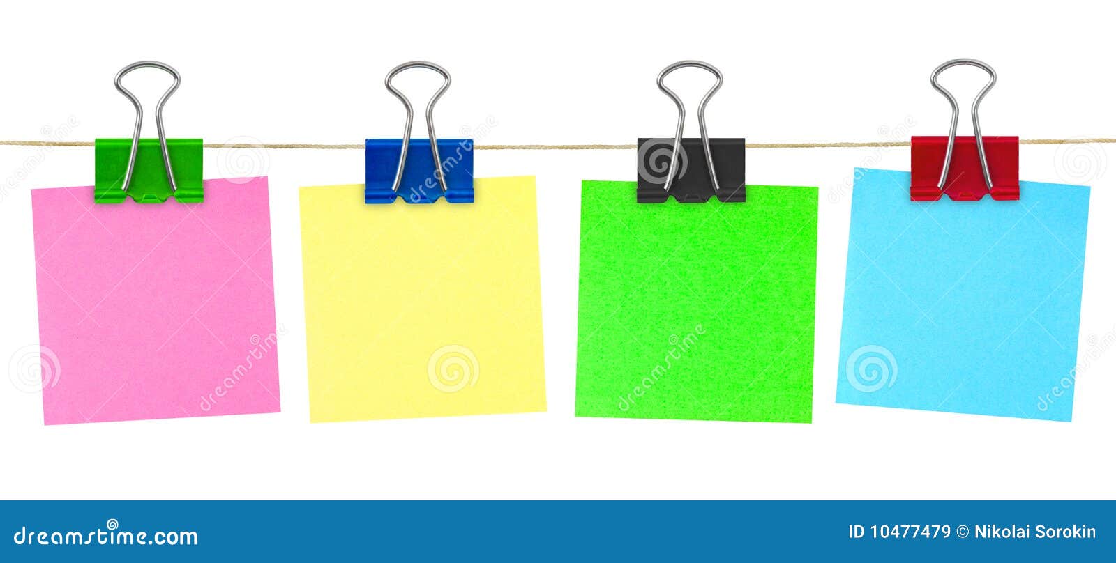 Papel De Nota Multicolor De Post-it Imagen de archivo - Imagen de ...