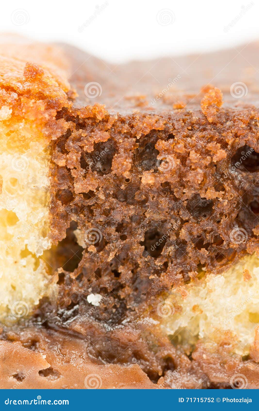 Papel De Parede Macro Da Massa De Bolo Do Chocolate Foto de Stock ...