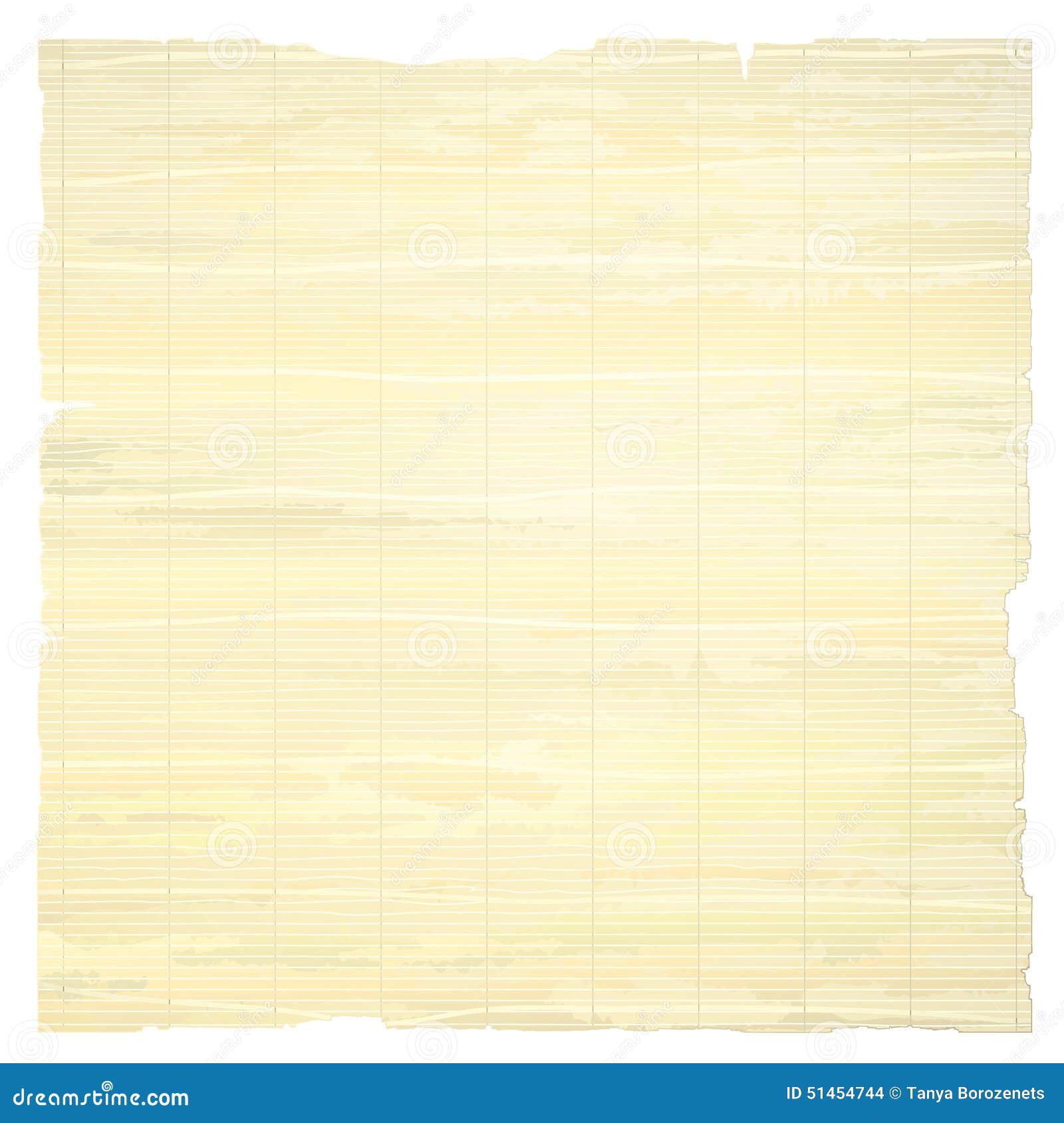 Papel Do Papiro Isolado No Fundo Branco Ilustração do Vetor ...