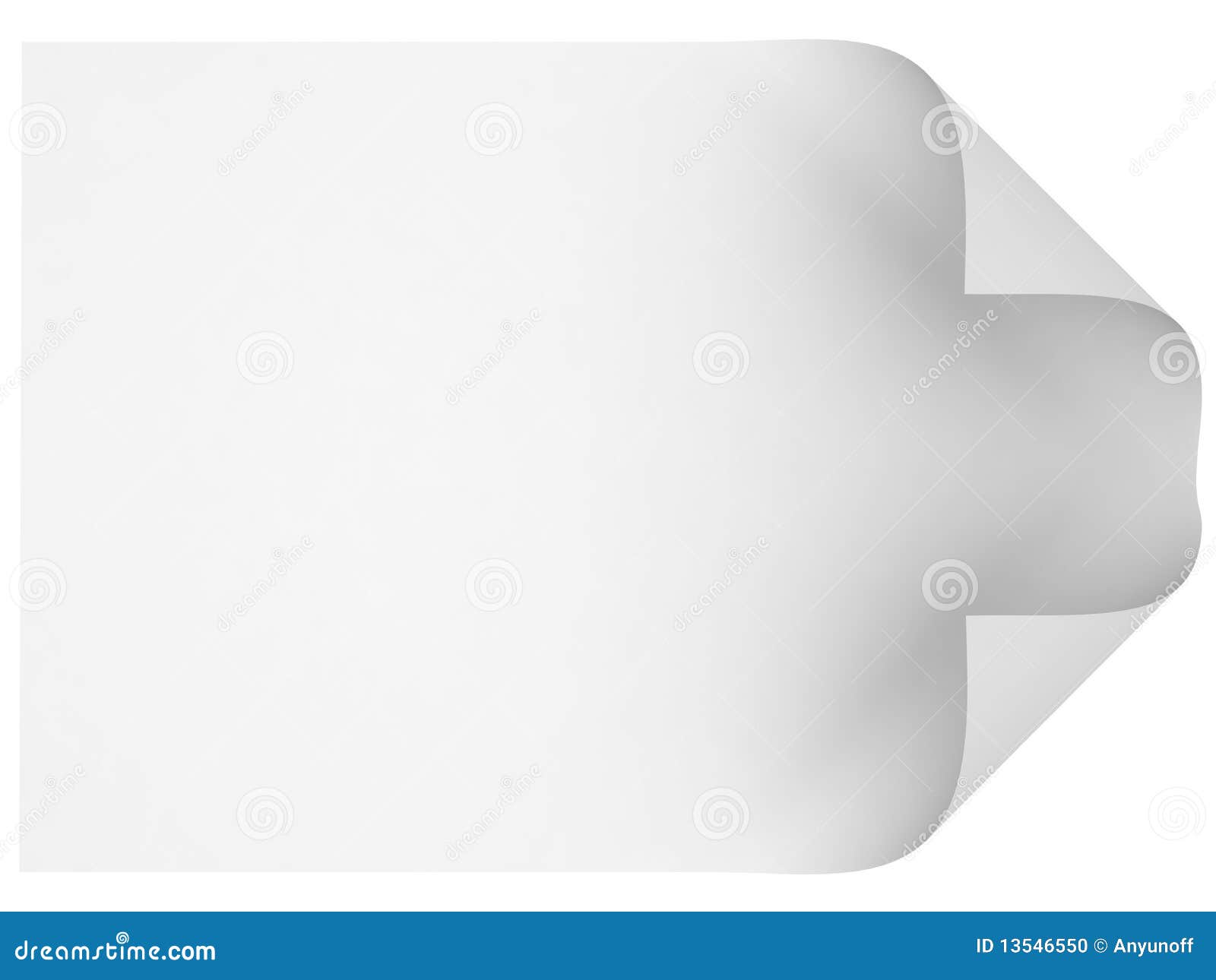 Papel en blanco stock de ilustración. Ilustración de nota - 13546550