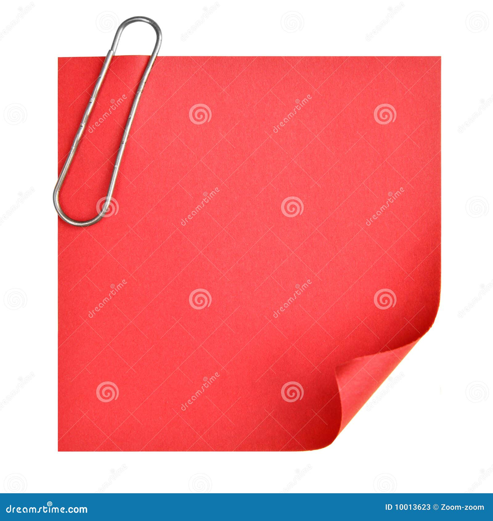 Papel En Blanco Con El Clip Imagen de archivo - Imagen de comentario ...
