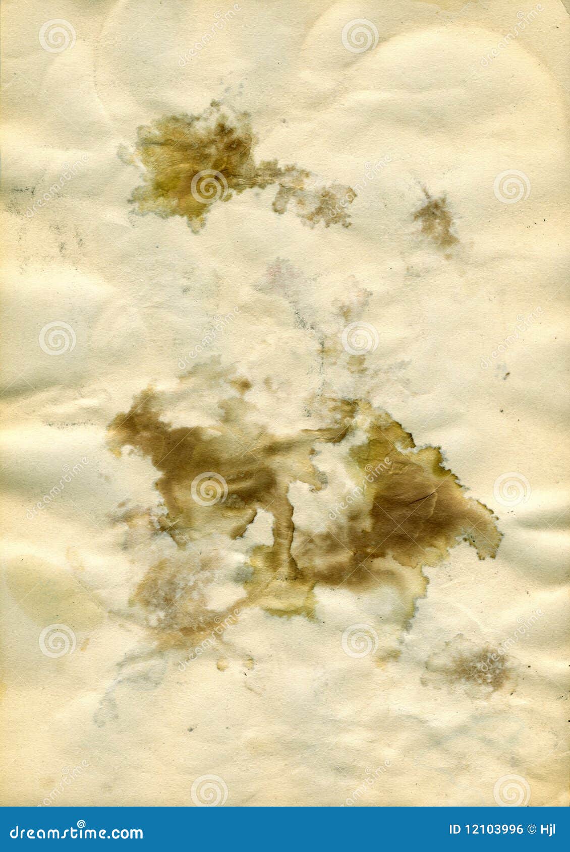 Papel manchado foto de archivo. Imagen de textura, secado - 12103996