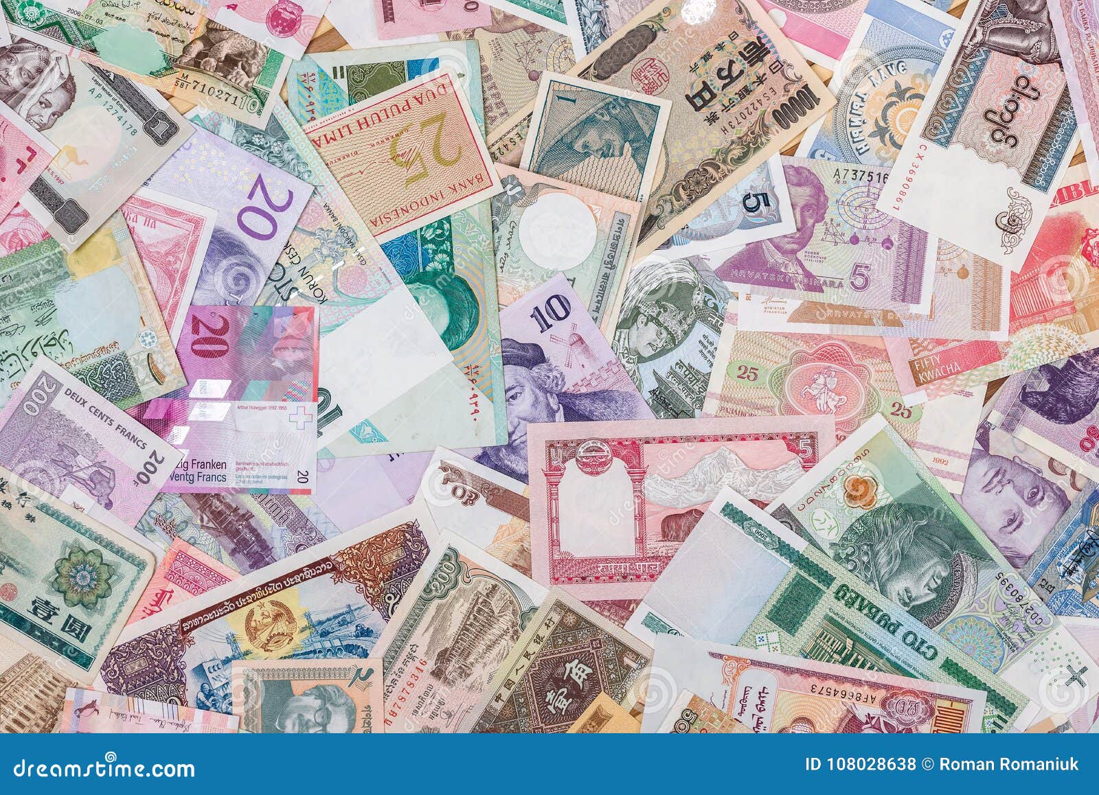 Papel Moeda Do Mundo Como O Fundo Foto de Stock - Imagem de pagamento ...