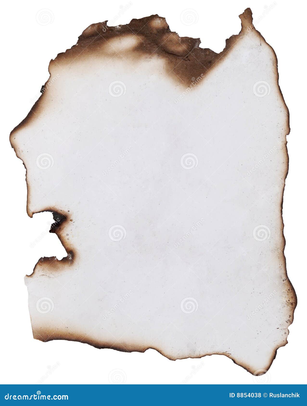 Papel queimado foto de stock. Imagem de imagem, sujo, isolado - 8854038
