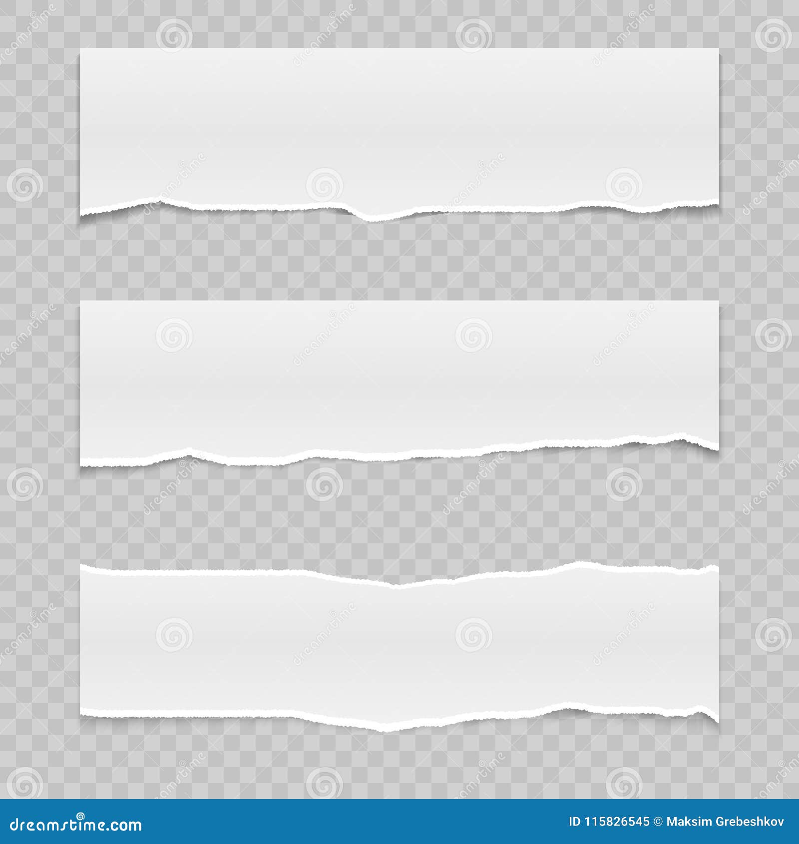 Papel rasgado ilustração do vetor. Ilustração de efeito - 115826545