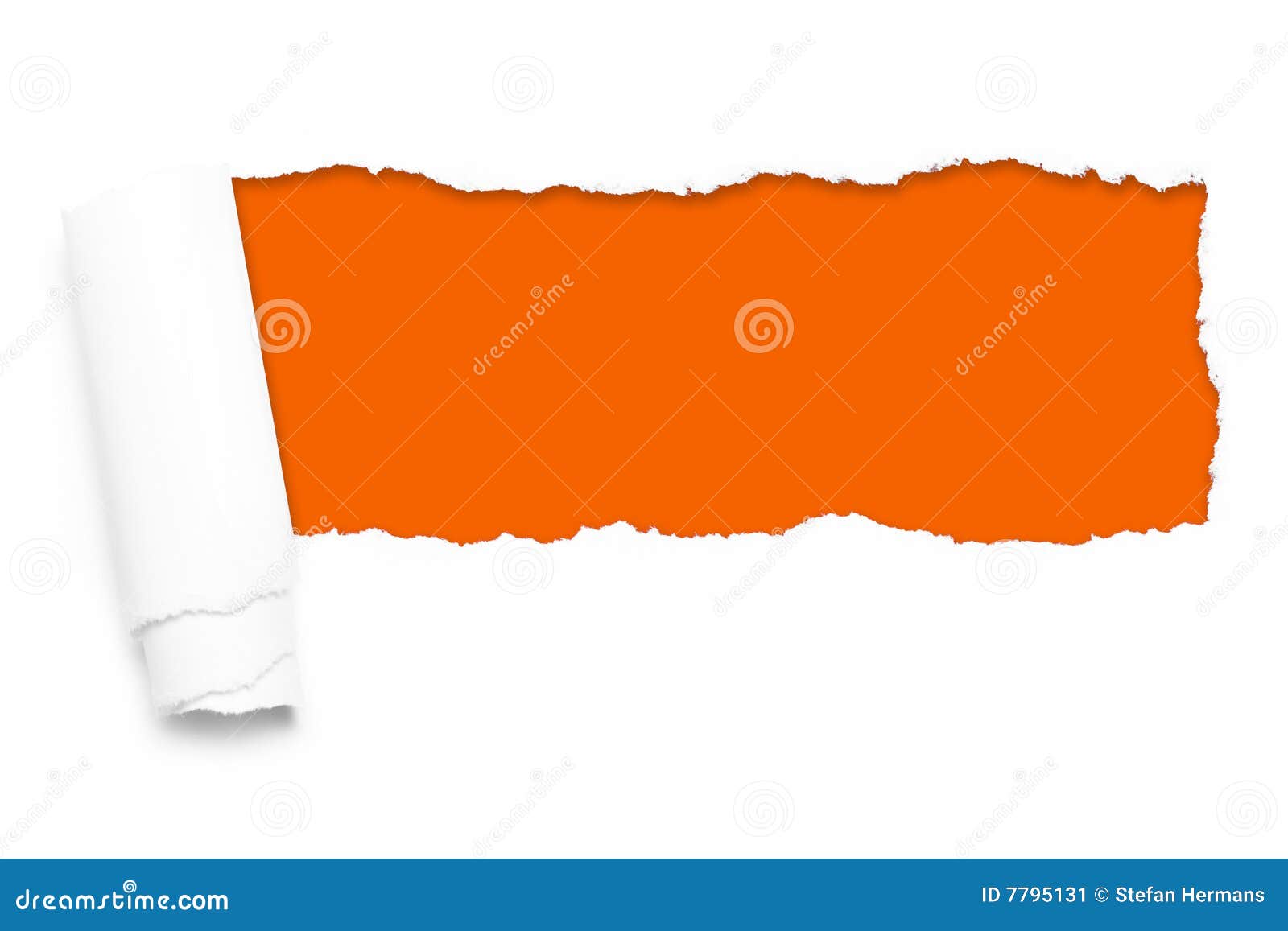 Papel rasgado imagen de archivo. Imagen de anuncio, horizontal - 7795131