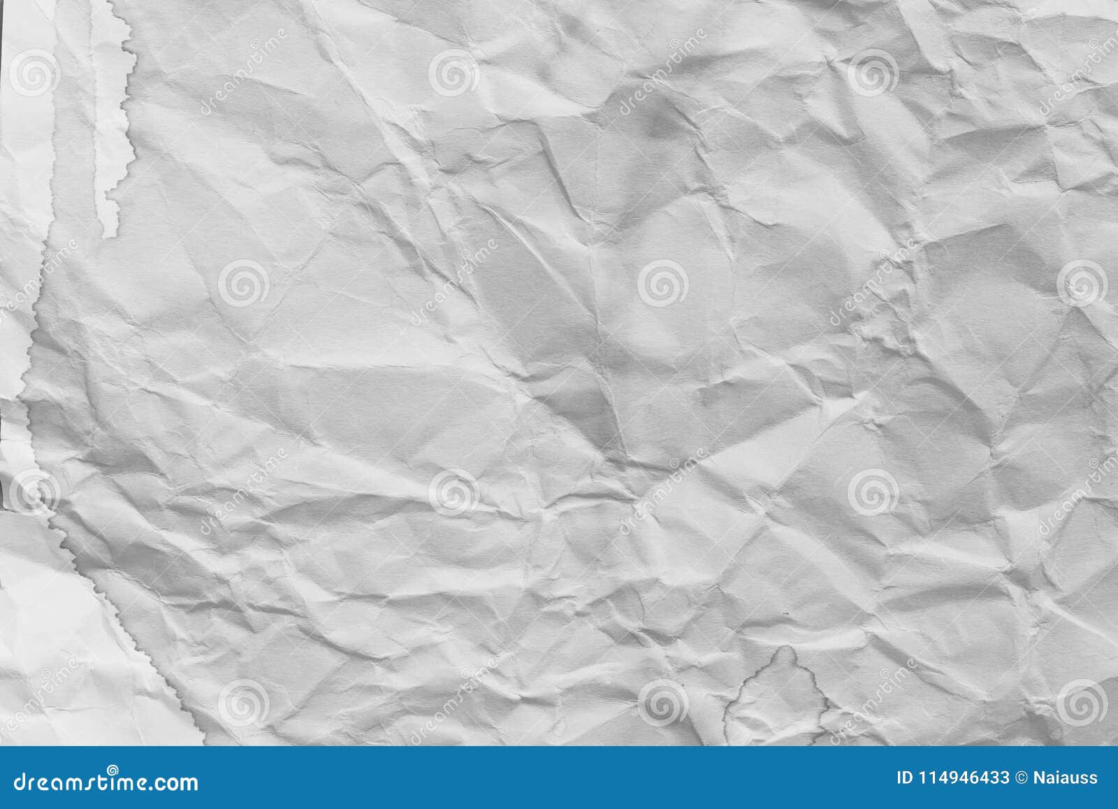 Papel rasgado do rasgo imagem de stock. Imagem de cinzento - 114946433