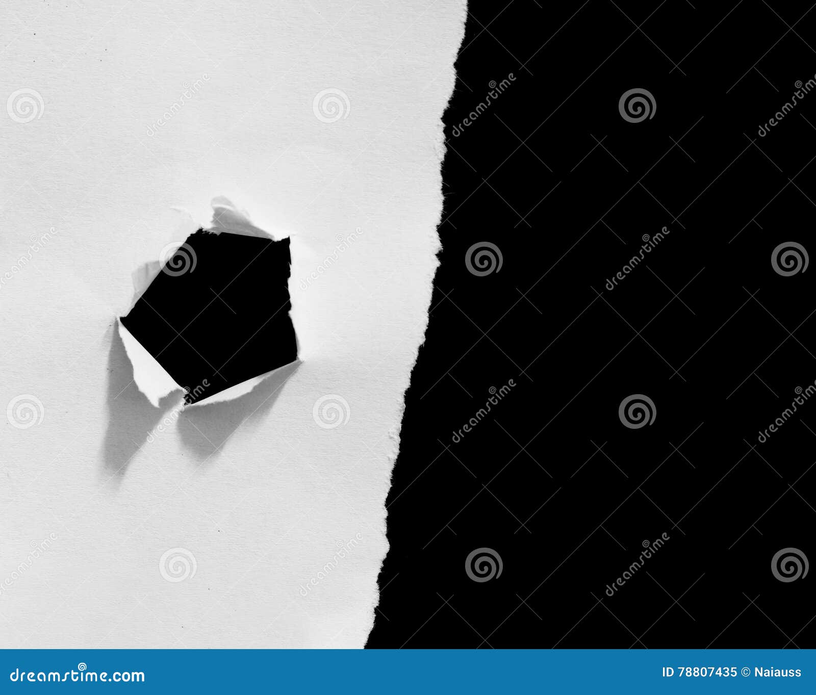 Papel rasgado e rasgado imagem de stock. Imagem de macro - 78807435