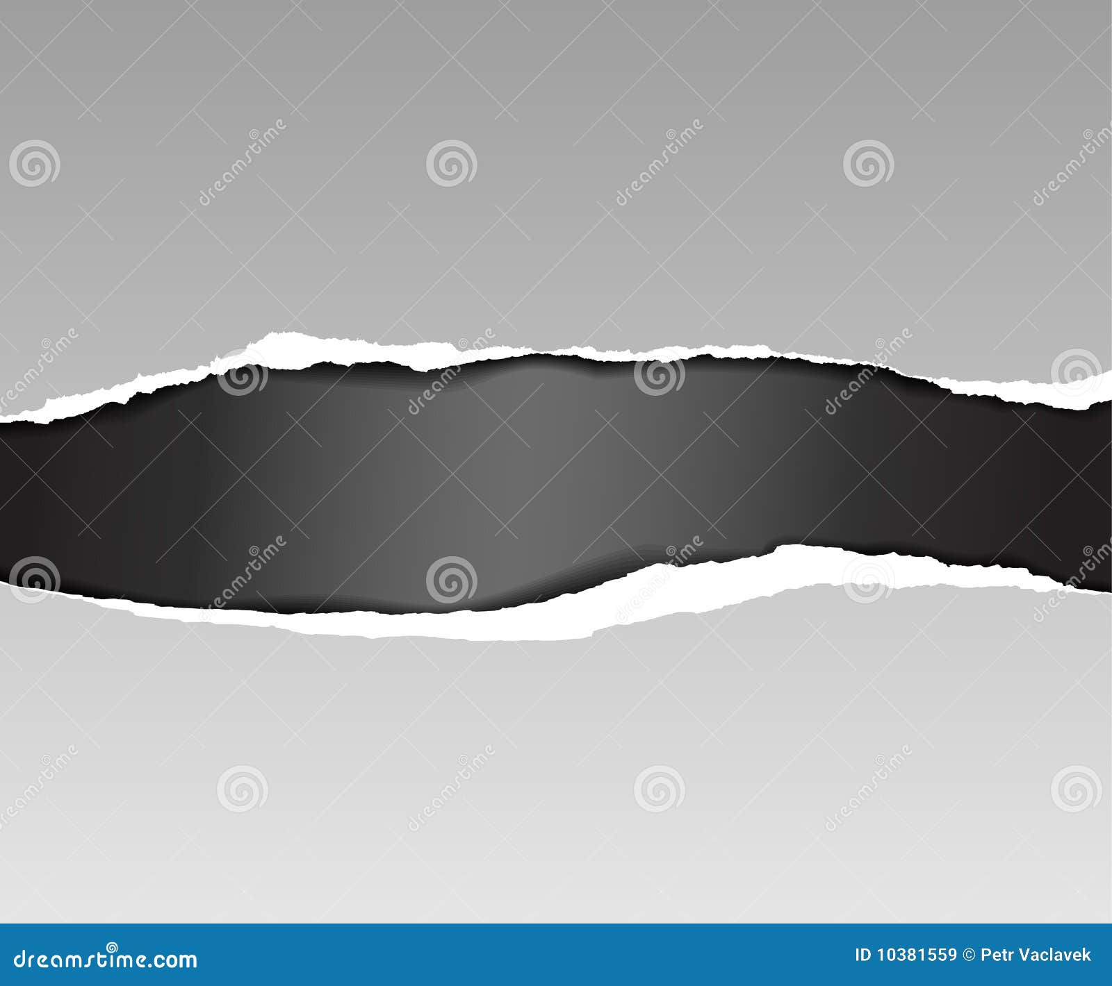 Papel rasgado vector ilustración del vector. Ilustración de negro ...