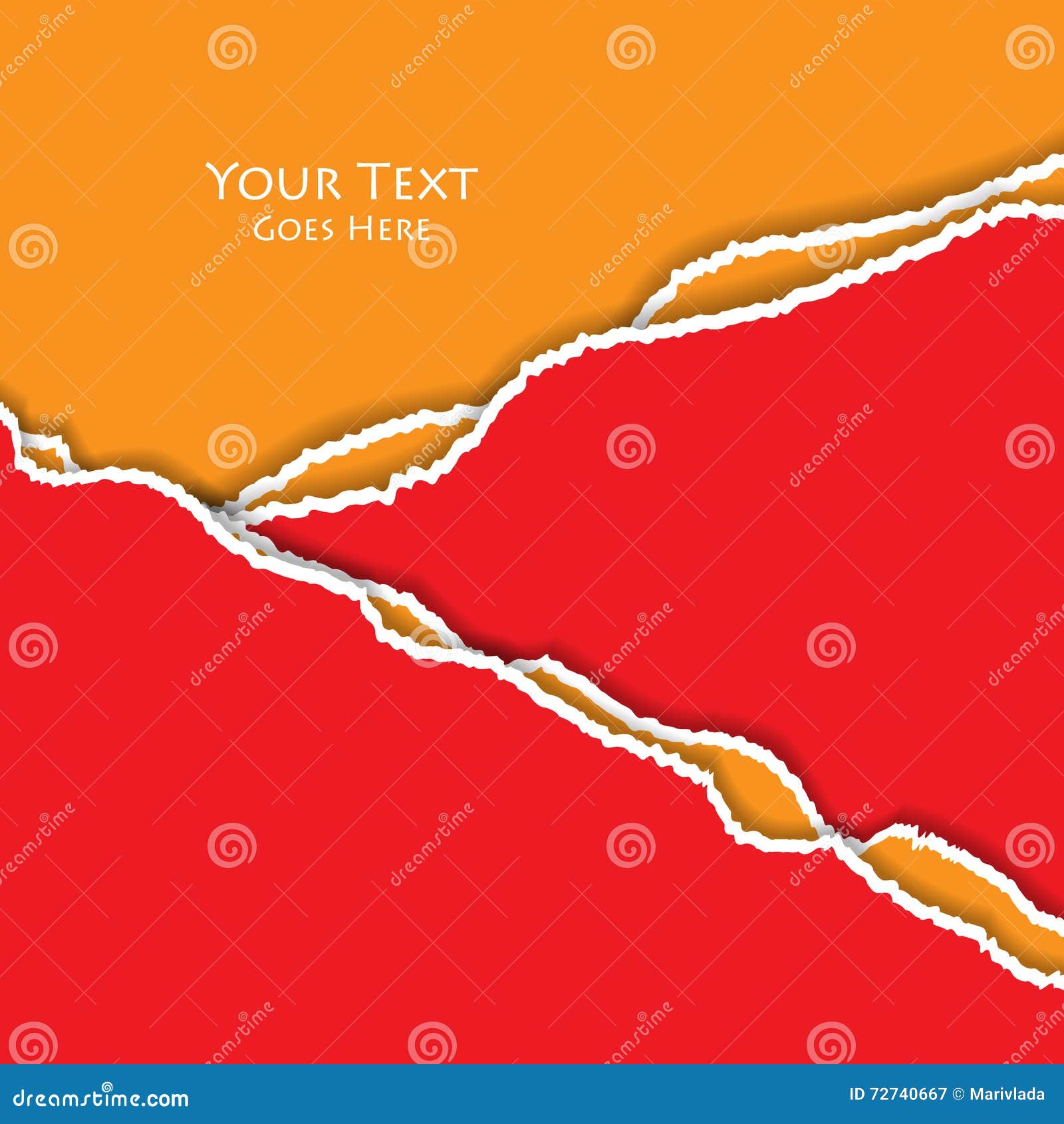 Papel rasgado vector ilustración del vector. Ilustración de ornamento ...