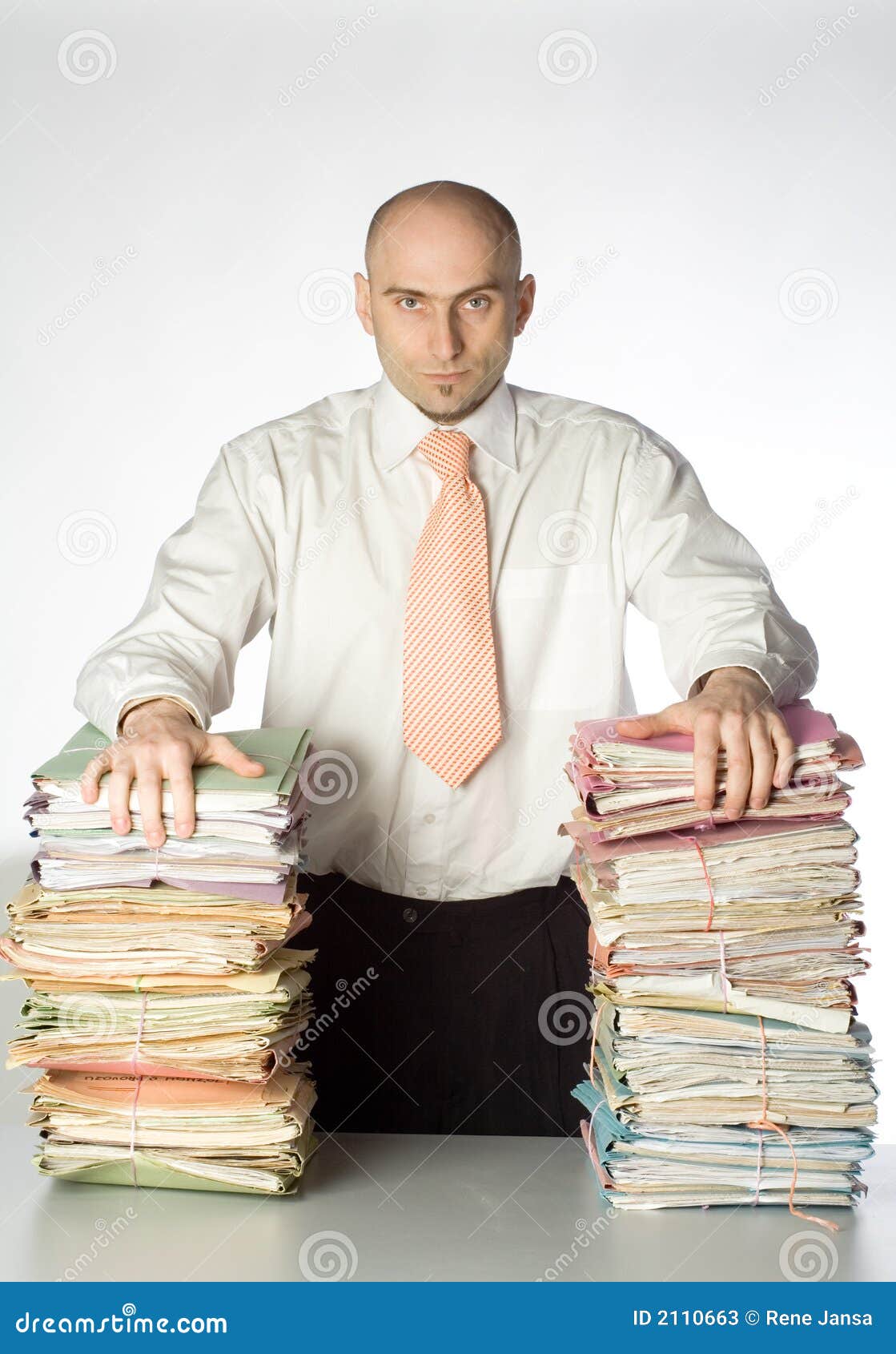 Papeleo imagen de archivo. Imagen de empleado, empresario - 2110663