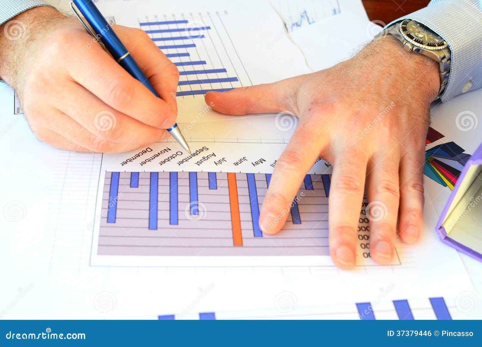 Papeleo foto de archivo. Imagen de papeleo, anual, datos - 37379446