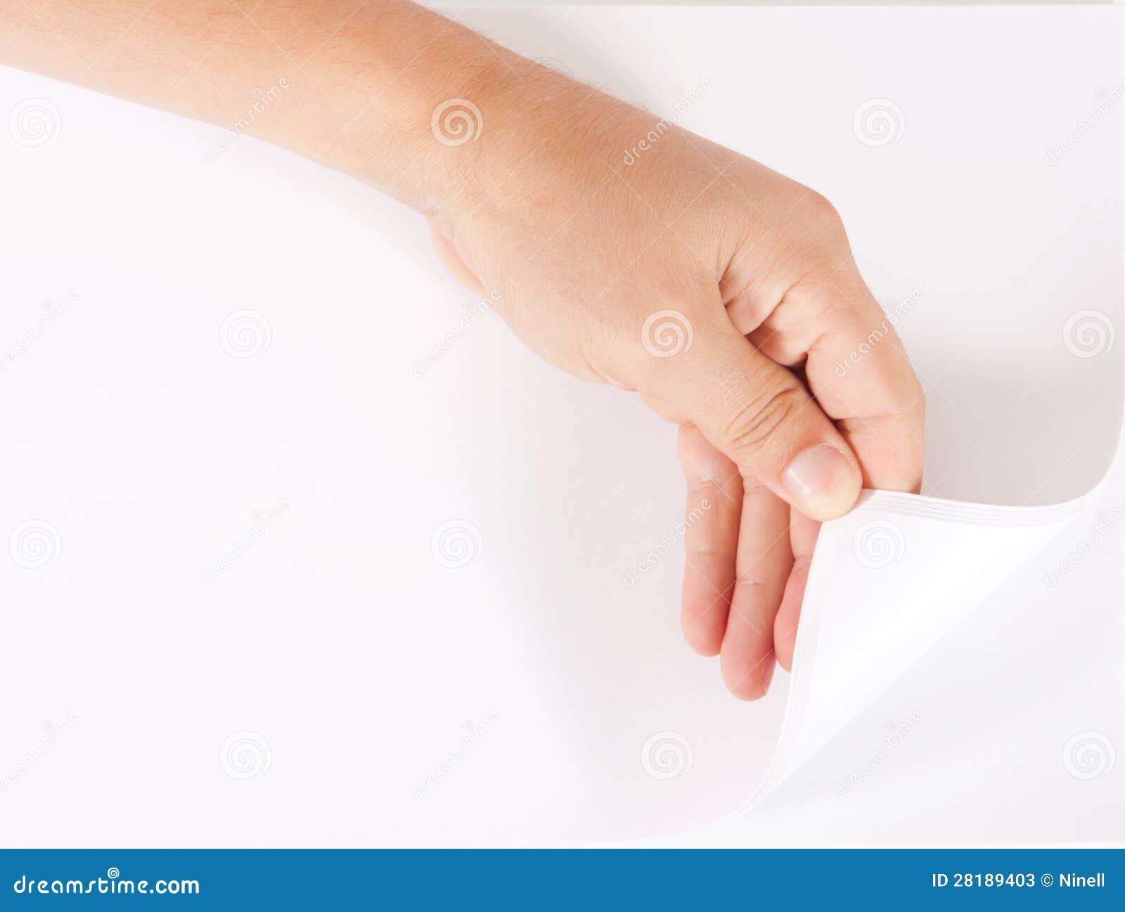 Paper stock image. Image of magazine, hand, finger, curl - 28189403