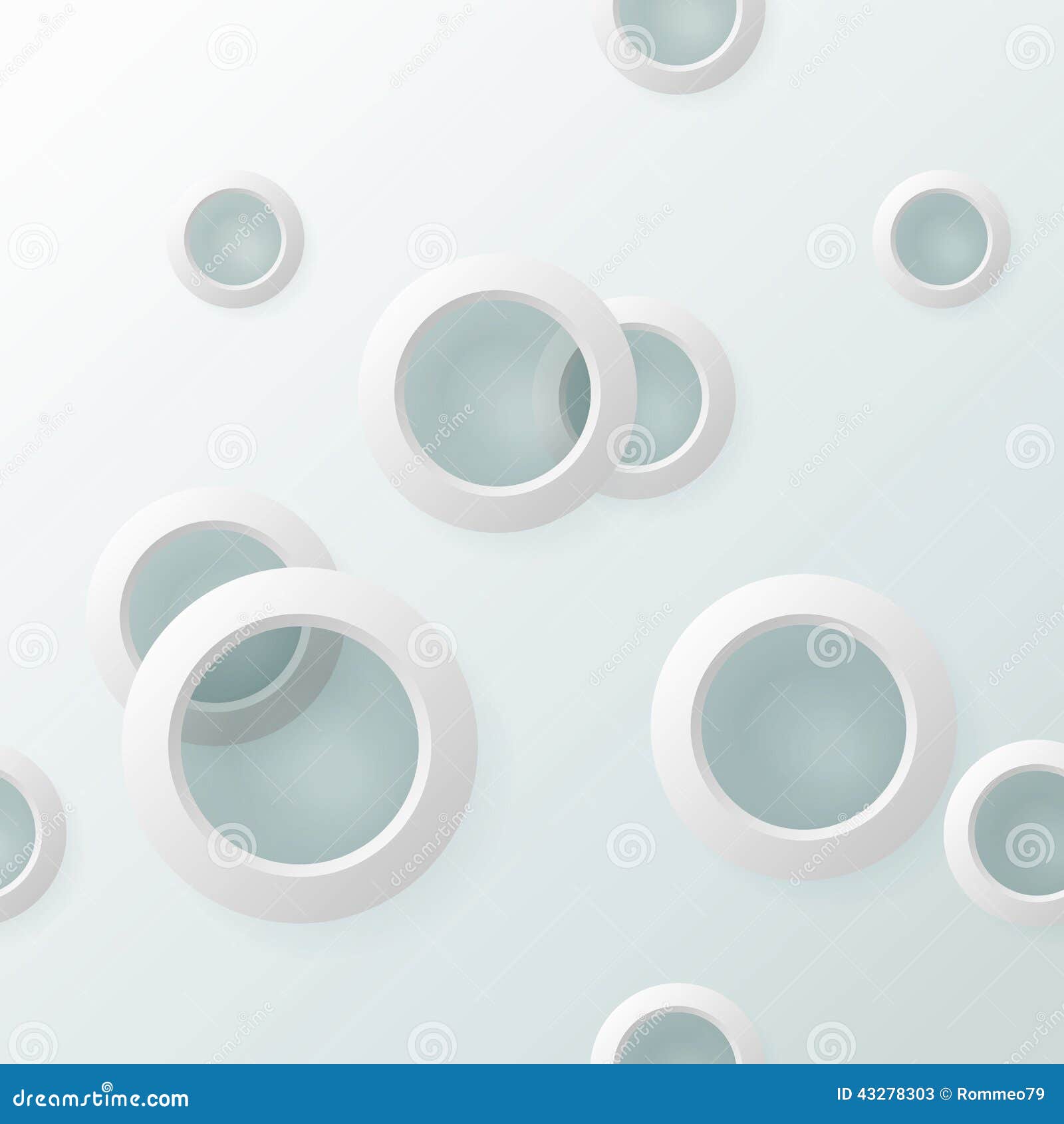 Paper on Abstract Circle Background Drop Shadows Stock Vector ...