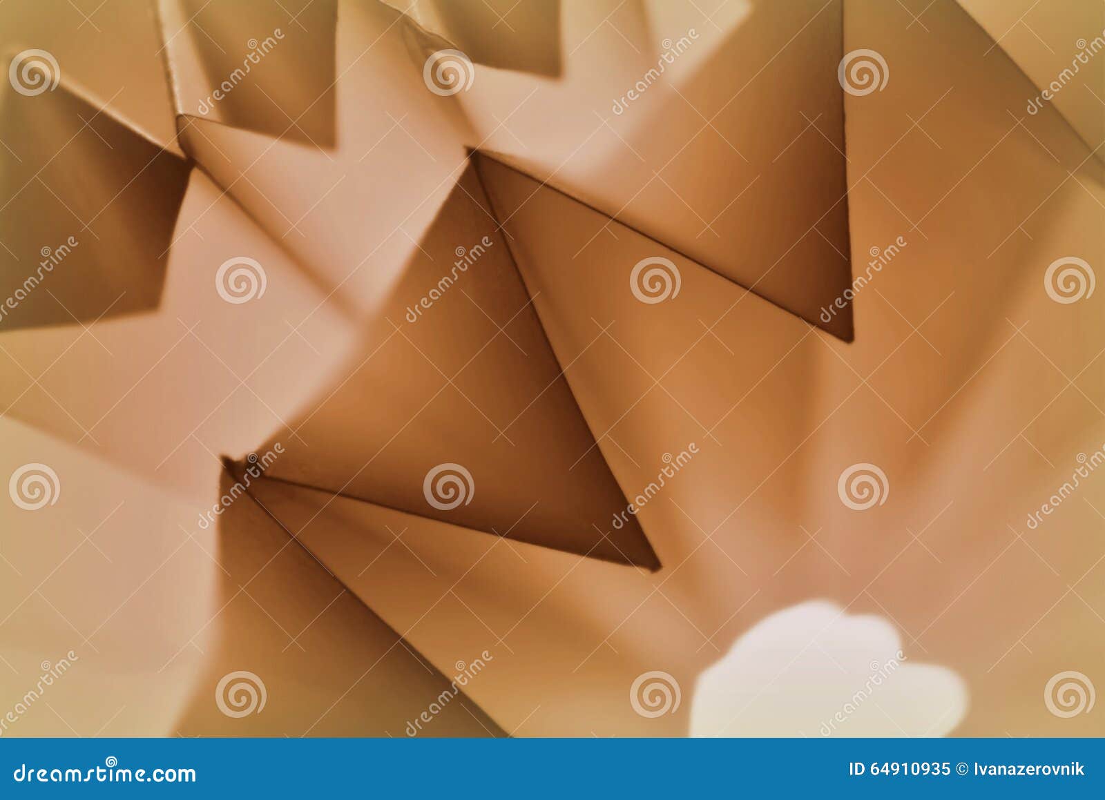 Paper Abstract in Sepia Tone Stock Image - Image of folded, abstract ...
