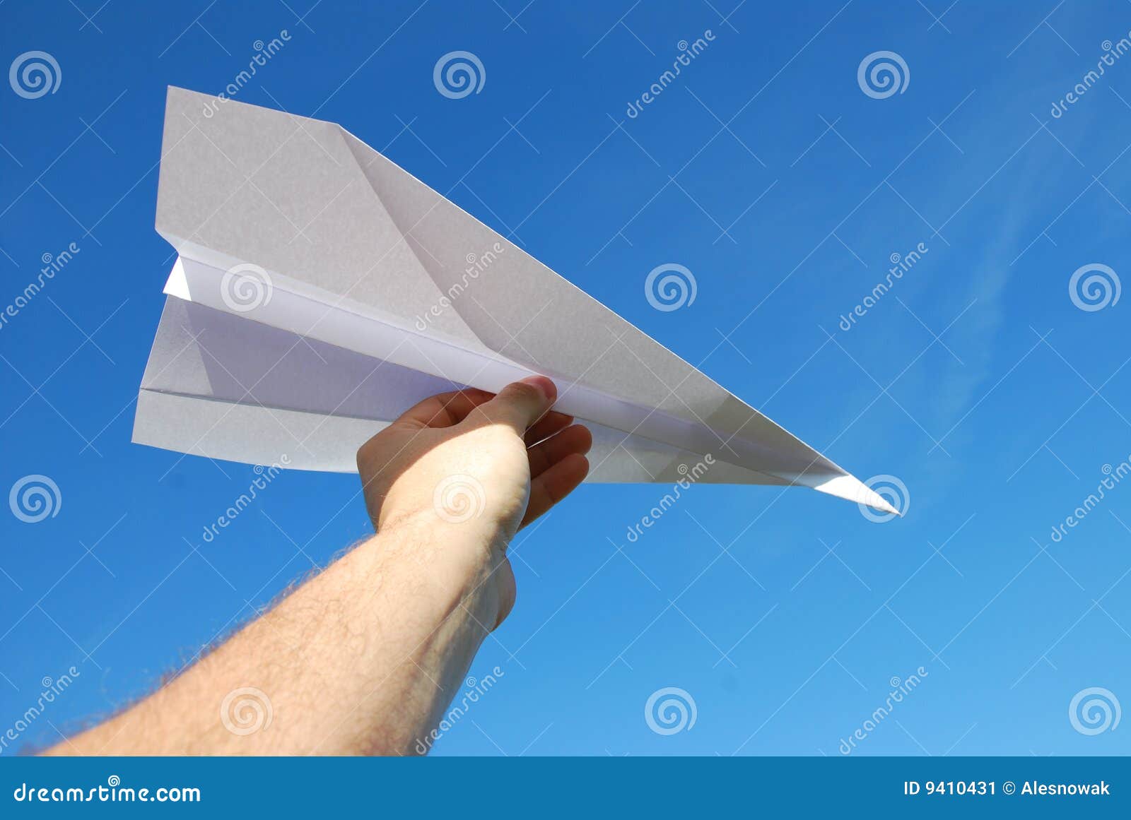 Paper aeroplane stock image. Image of high, launch, craft - 9410431