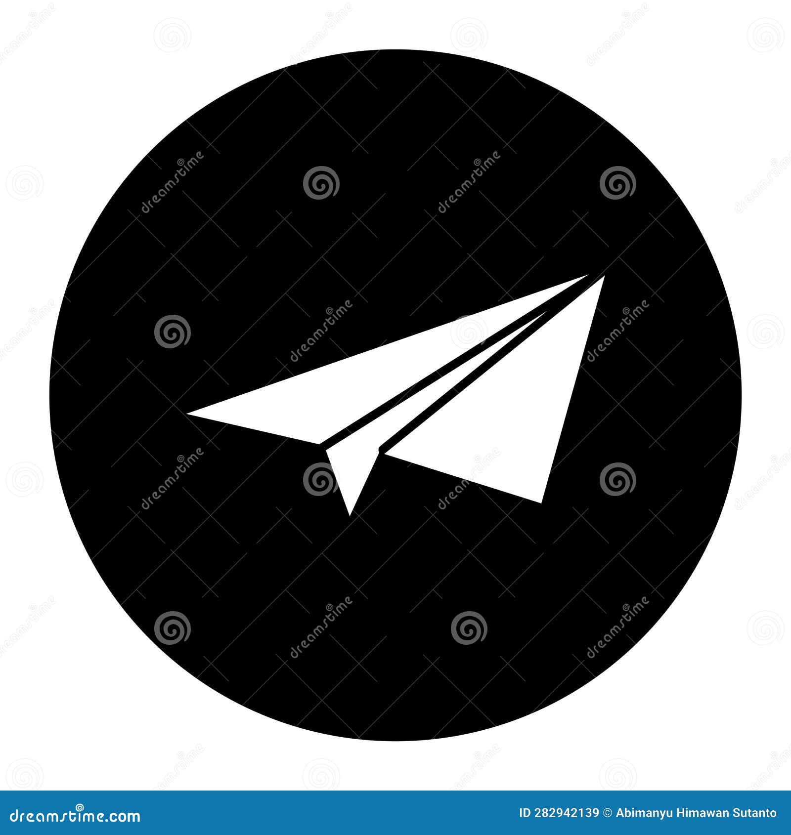 Paper airplane icon vector stock vector. Illustration of travel - 282942139