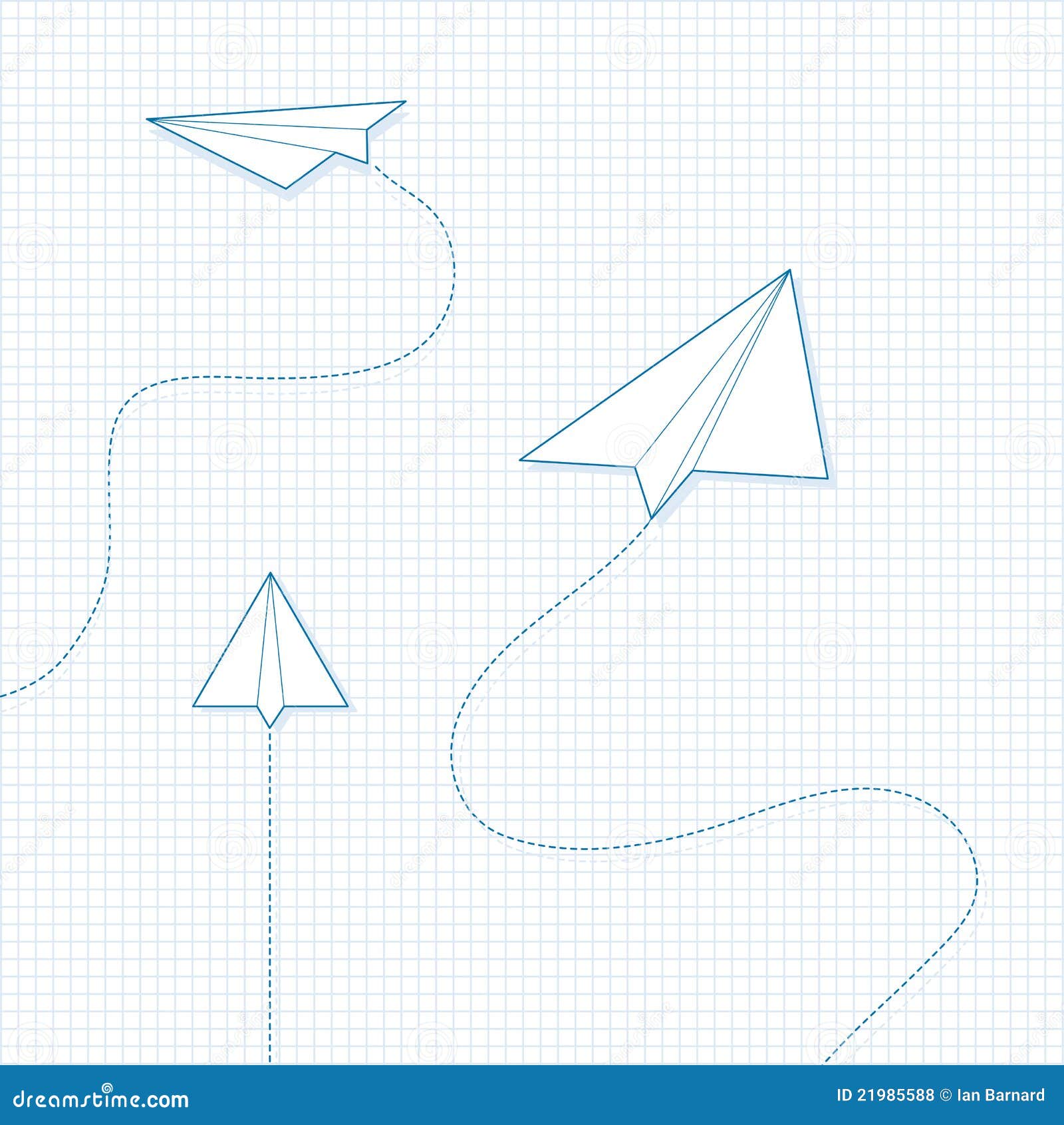 Paper Airplanes Flying In The School Classroom. Vector Black And White ...