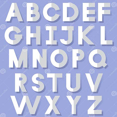 Paper alphabet stock illustration. Illustration of decoration - 70308000