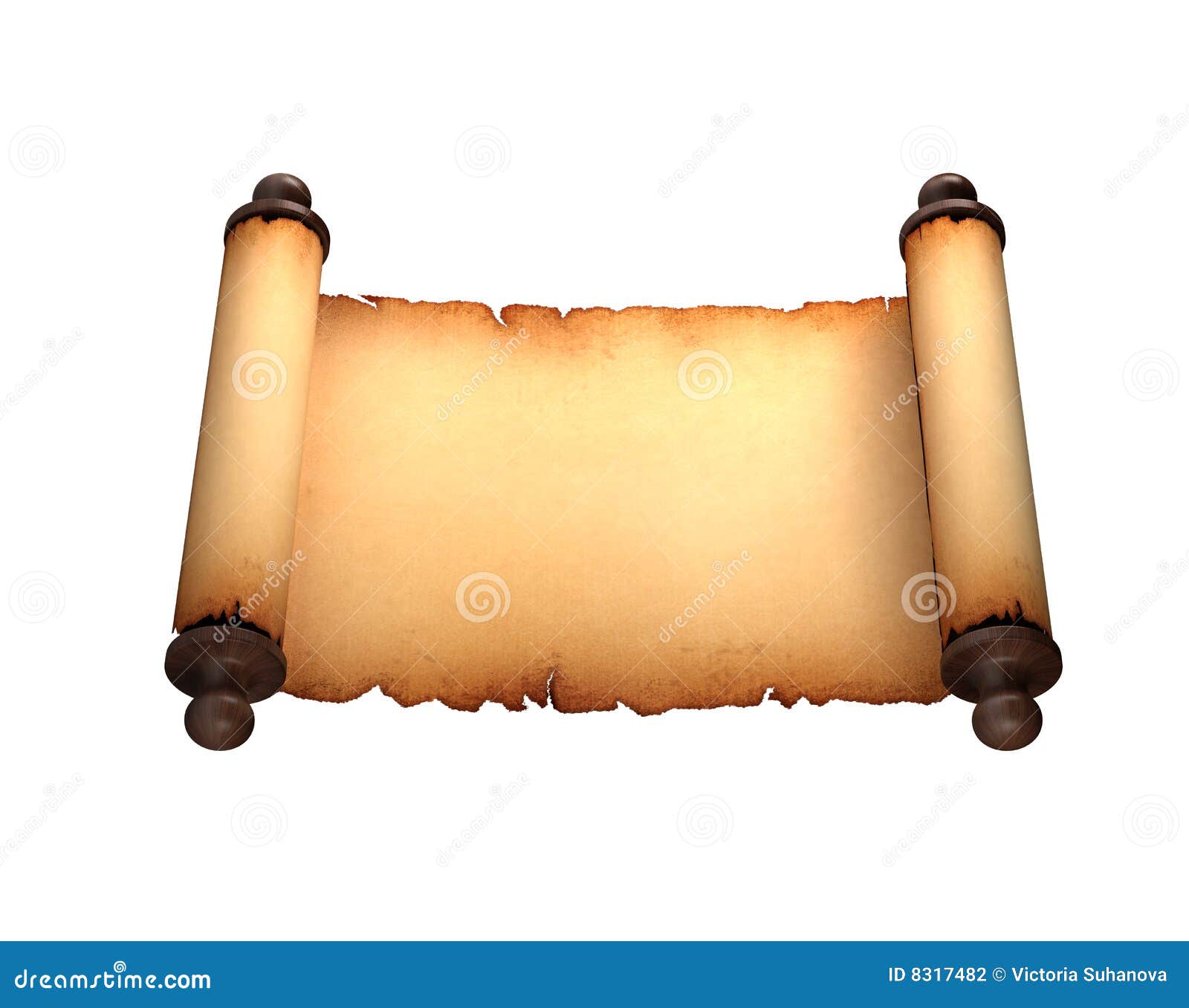 Antique Scroll On Black Background. Stock Photography | CartoonDealer ...