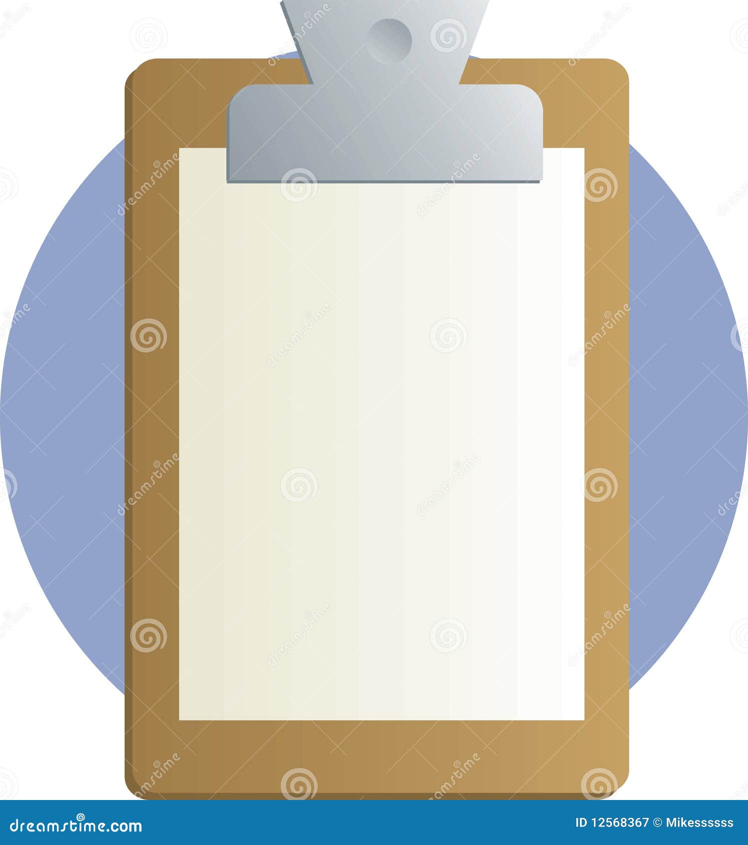 Paper ark för clipboard stock illustrationer. Illustration av ...