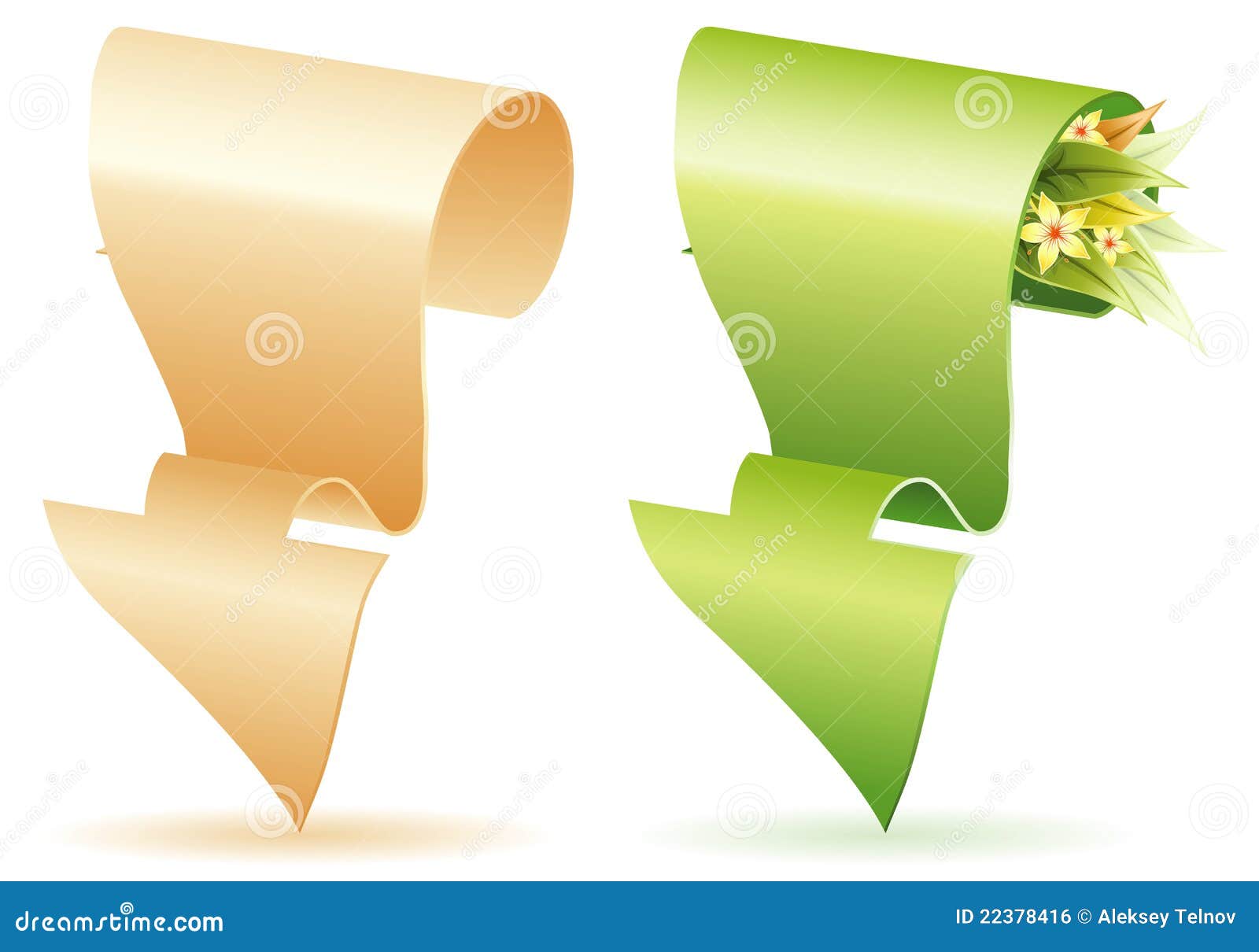 Paper Arrow Vector Illustration | CartoonDealer.com #22378416