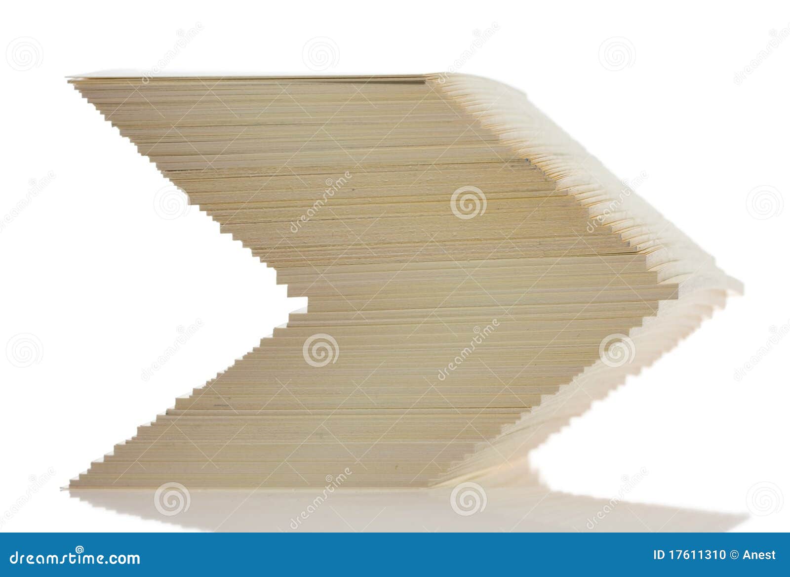 Paper Arrow Isolated on White Stock Photo - Image of arrow, shifted ...