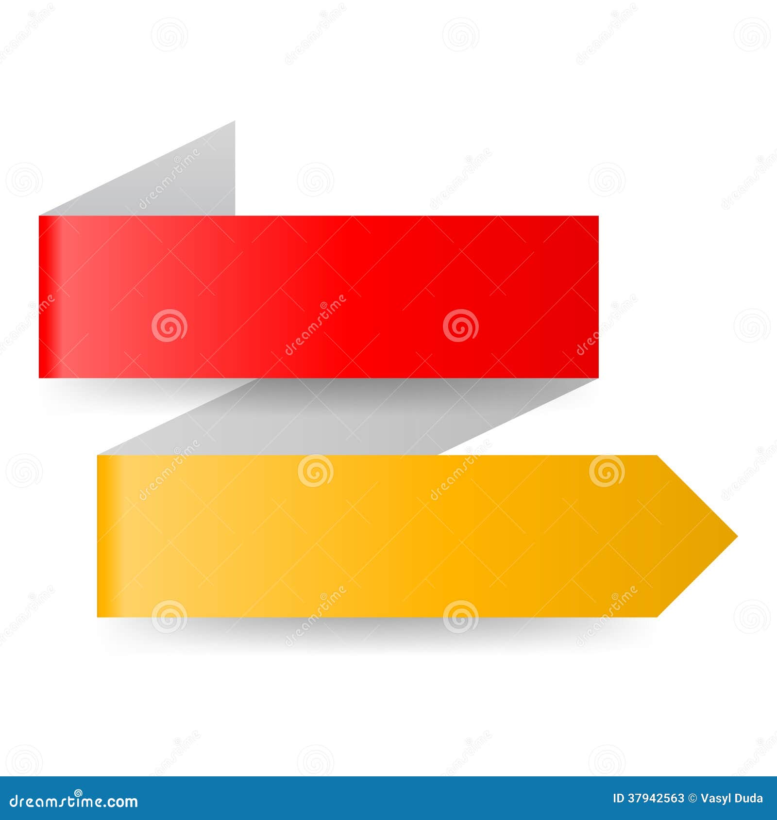 Paper arrow stock vector. Illustration of icon, level - 37942563