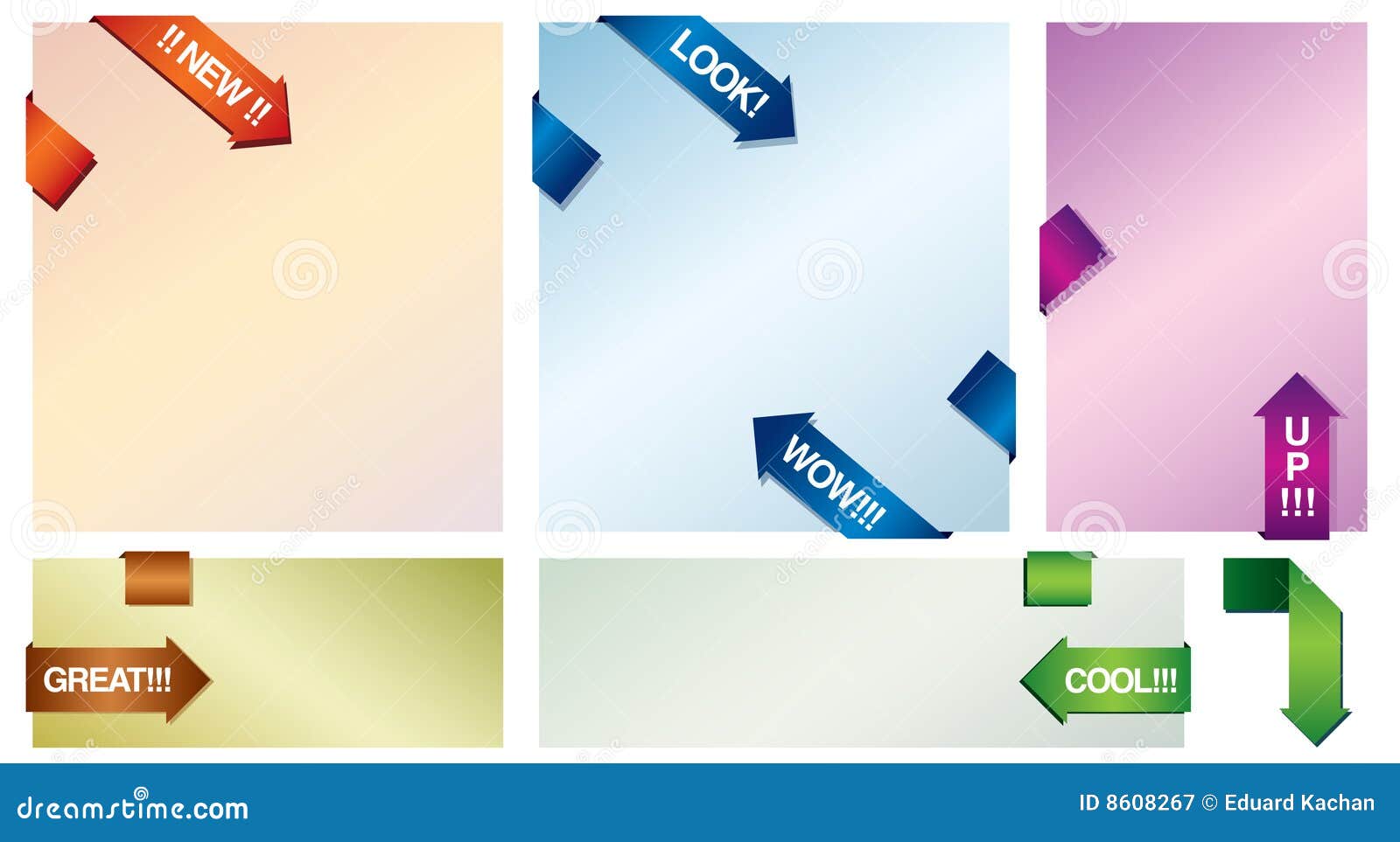 Paper&arrows stock vector. Illustration of paper, vector - 8608267