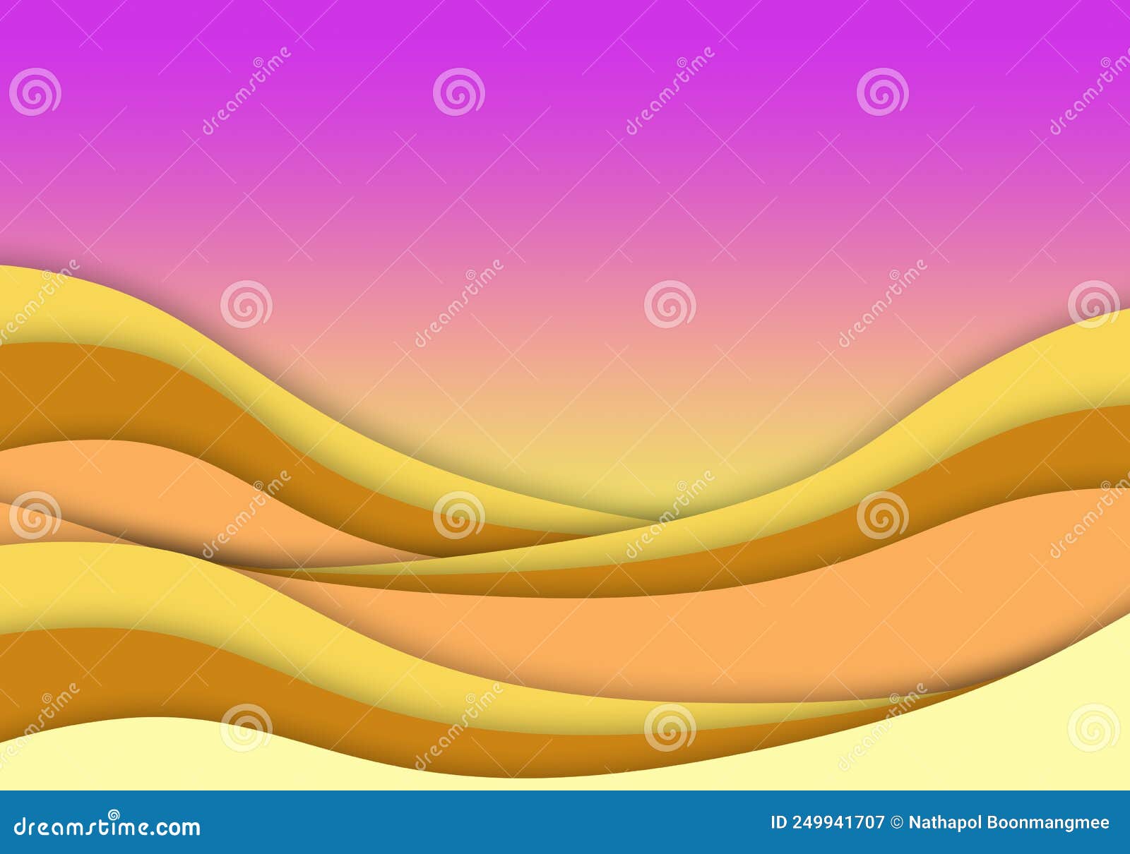 Paper Art Abstract Background.Paper Waves, Layers Texture. Geometric ...