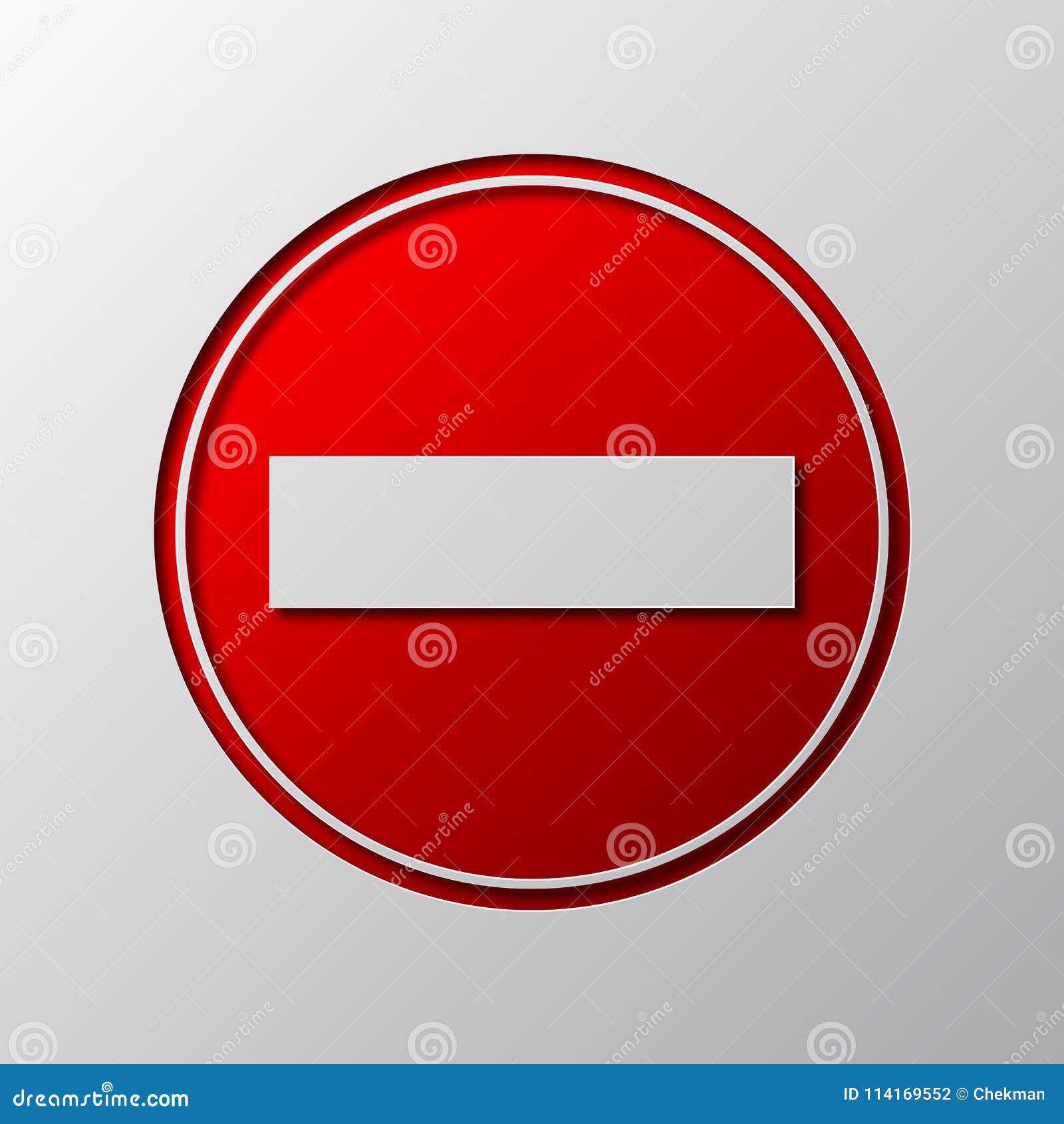 Paper Art of the Red STOP Sign. Vector Illustration. Stock Illustration ...