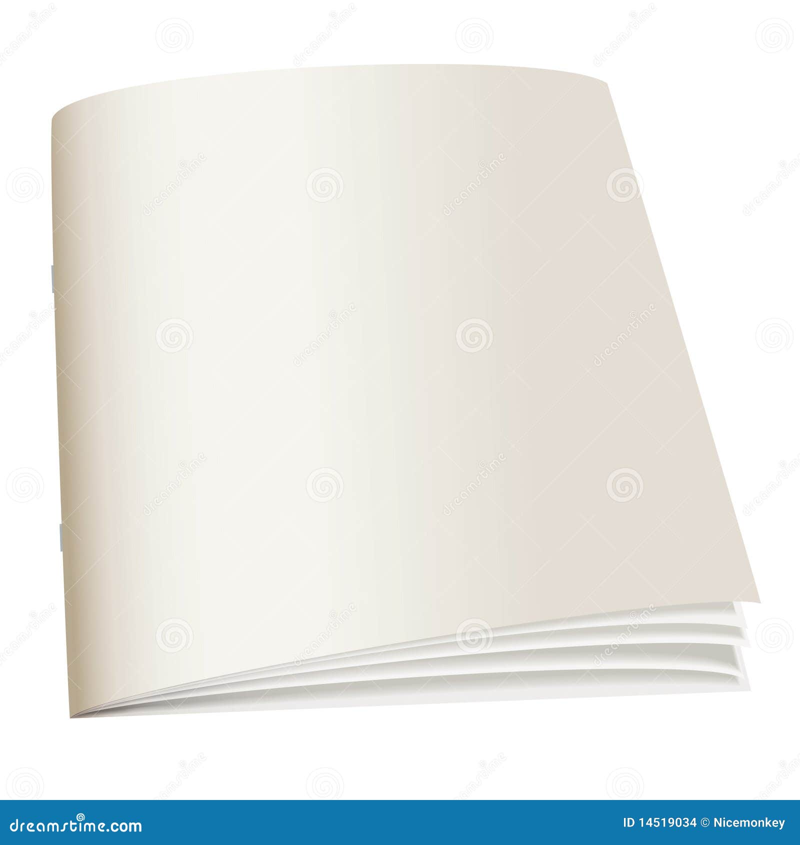 Paper back book stock vector. Illustration of document - 14519034