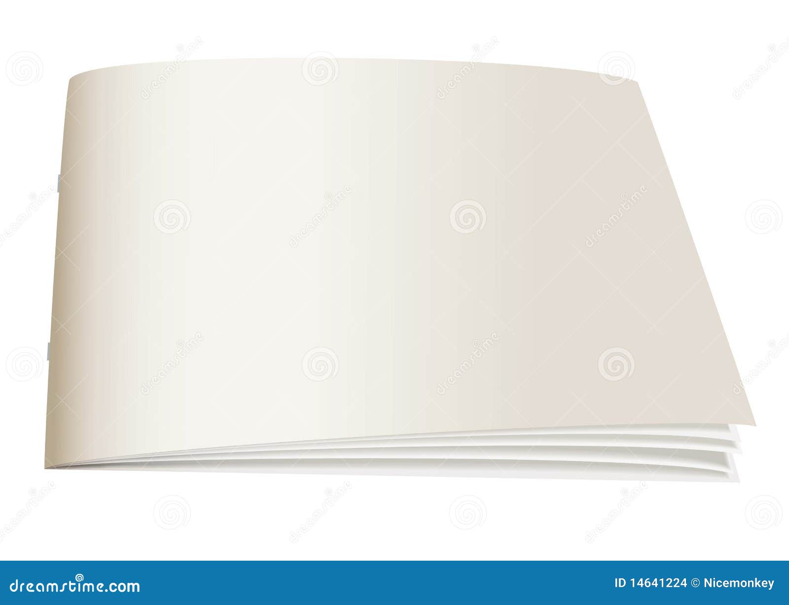 Paper back book angle stock vector. Illustration of blank - 14641224