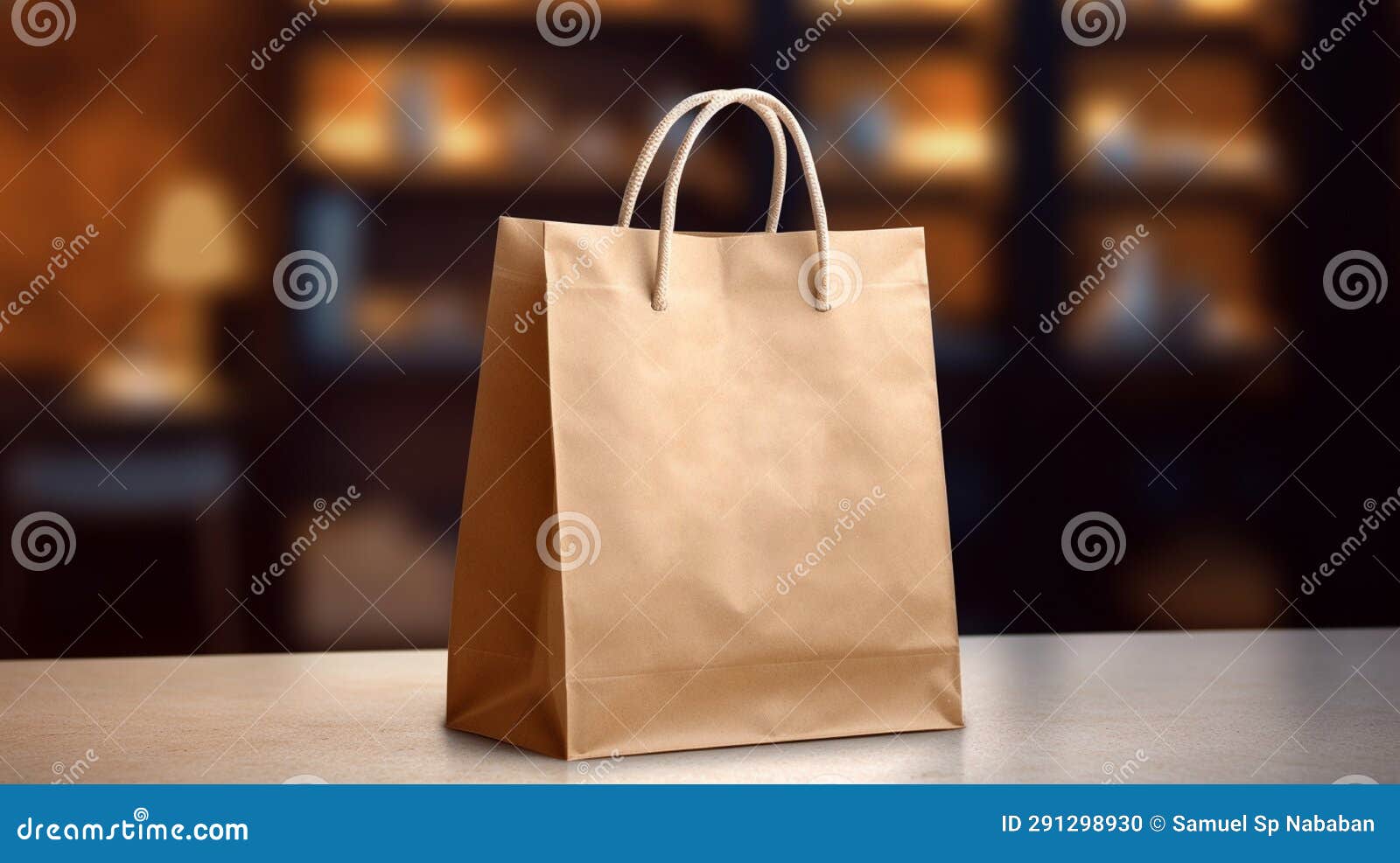 Paper Back Mockup Product Packaging Design Stock Illustration ...