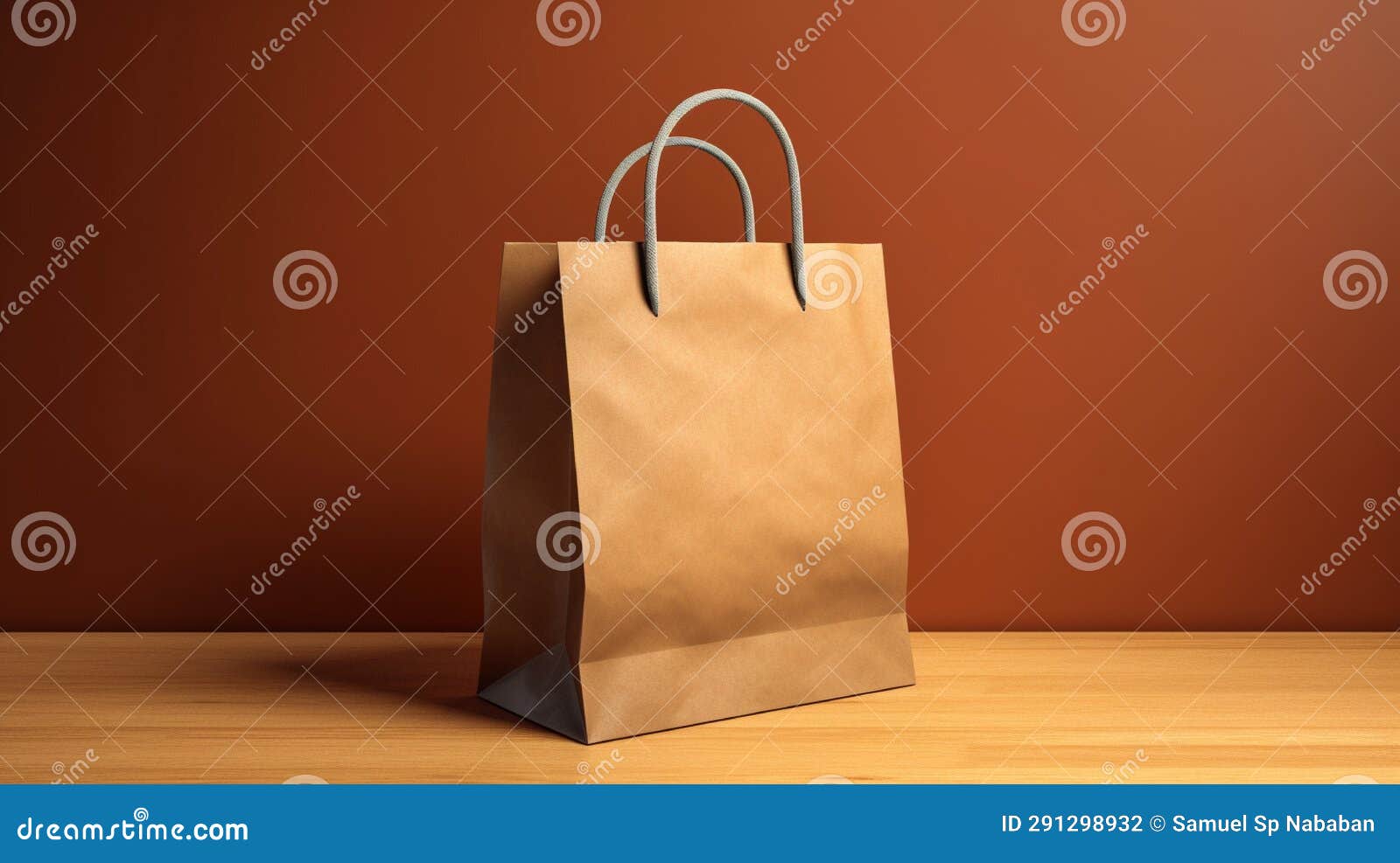 Paper Back Mockup Product Packaging Design Stock Illustration ...