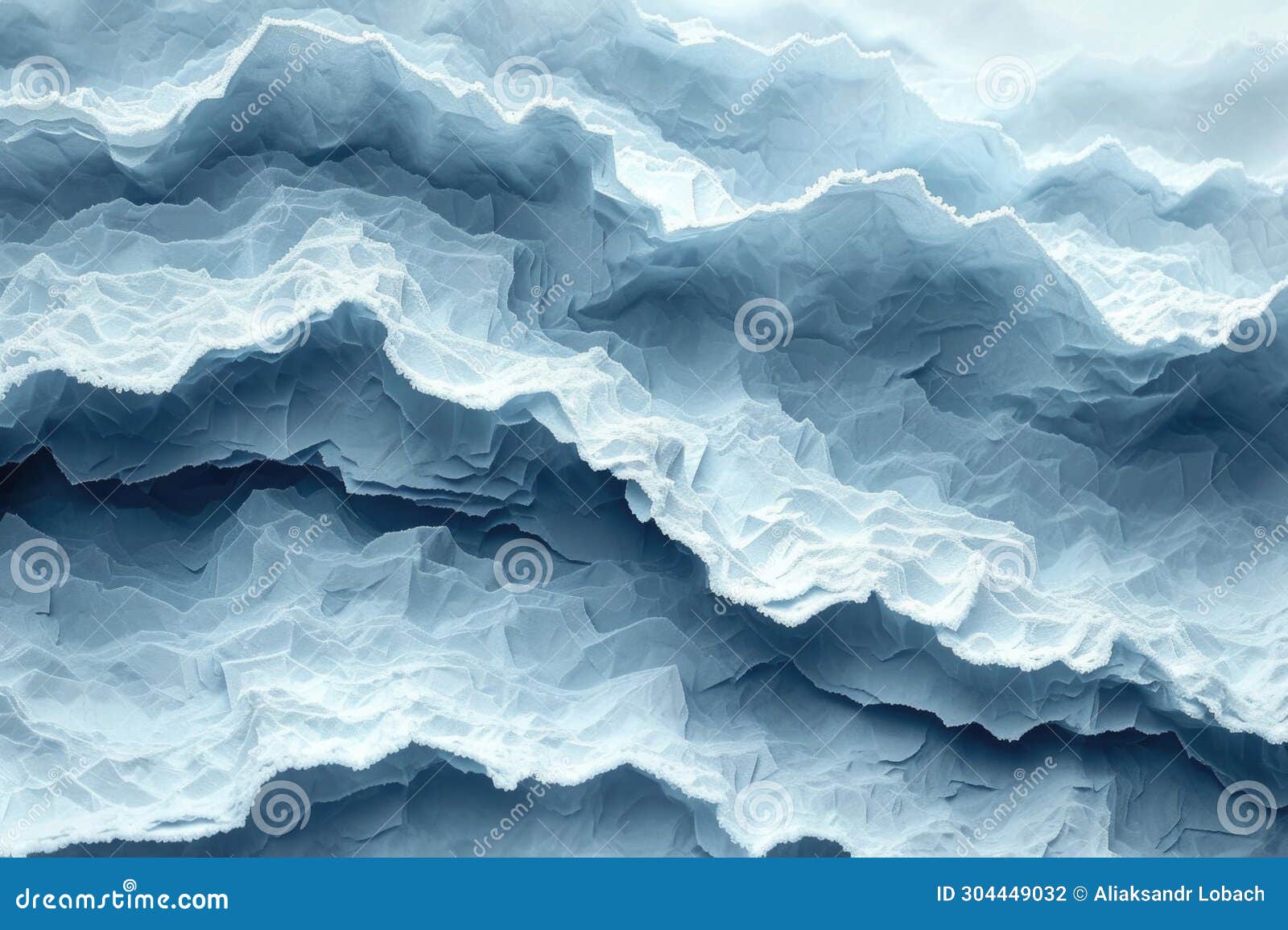 Paper Background with a Blue Tint, Texture Stock Illustration ...
